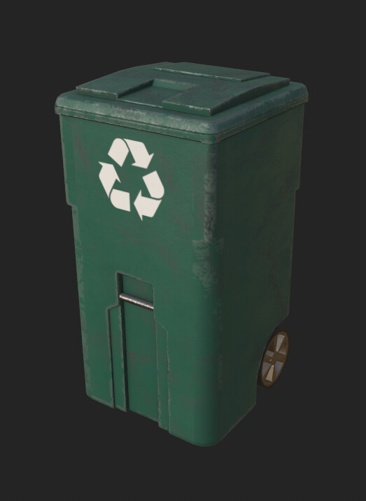 ArtStation - Trash bin