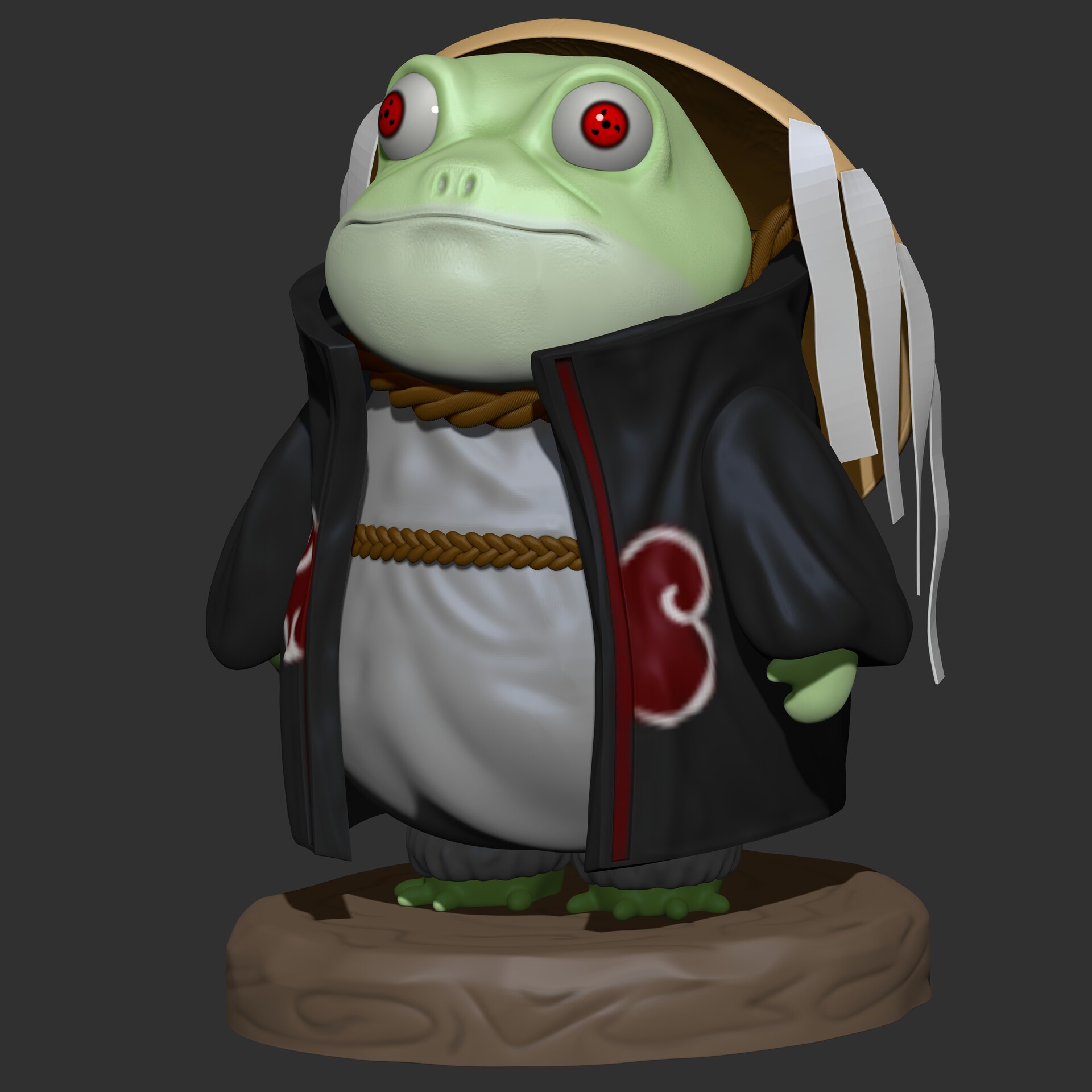 ArtStation - Itachi Tribute (Libel Academy Frog Project)