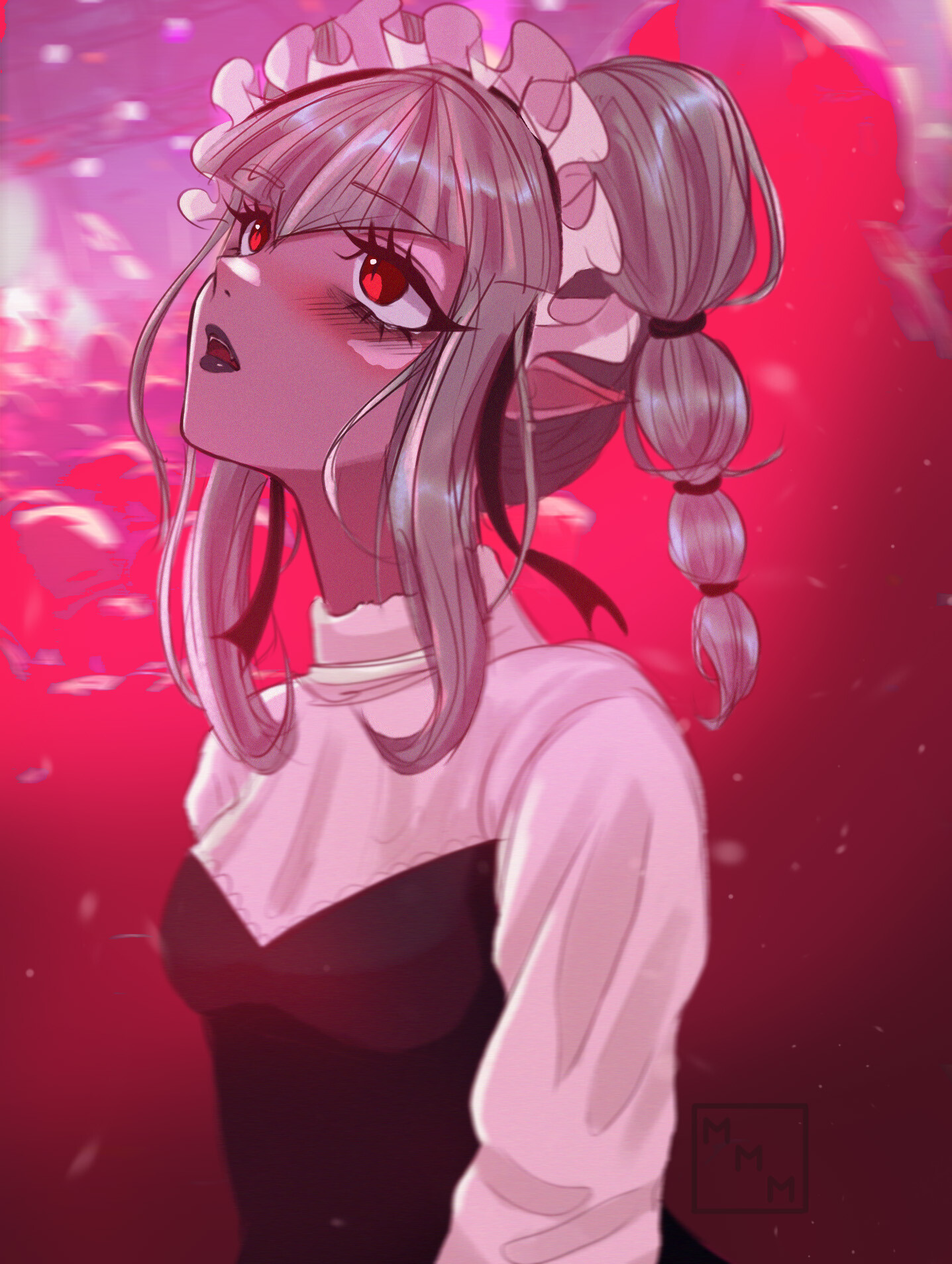 ArtStation - My OC Alune watching Sabrina onstage