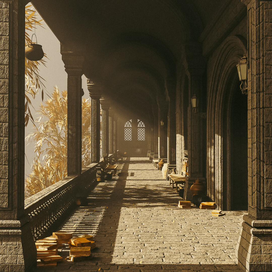 ArtStation - Enchanted castle