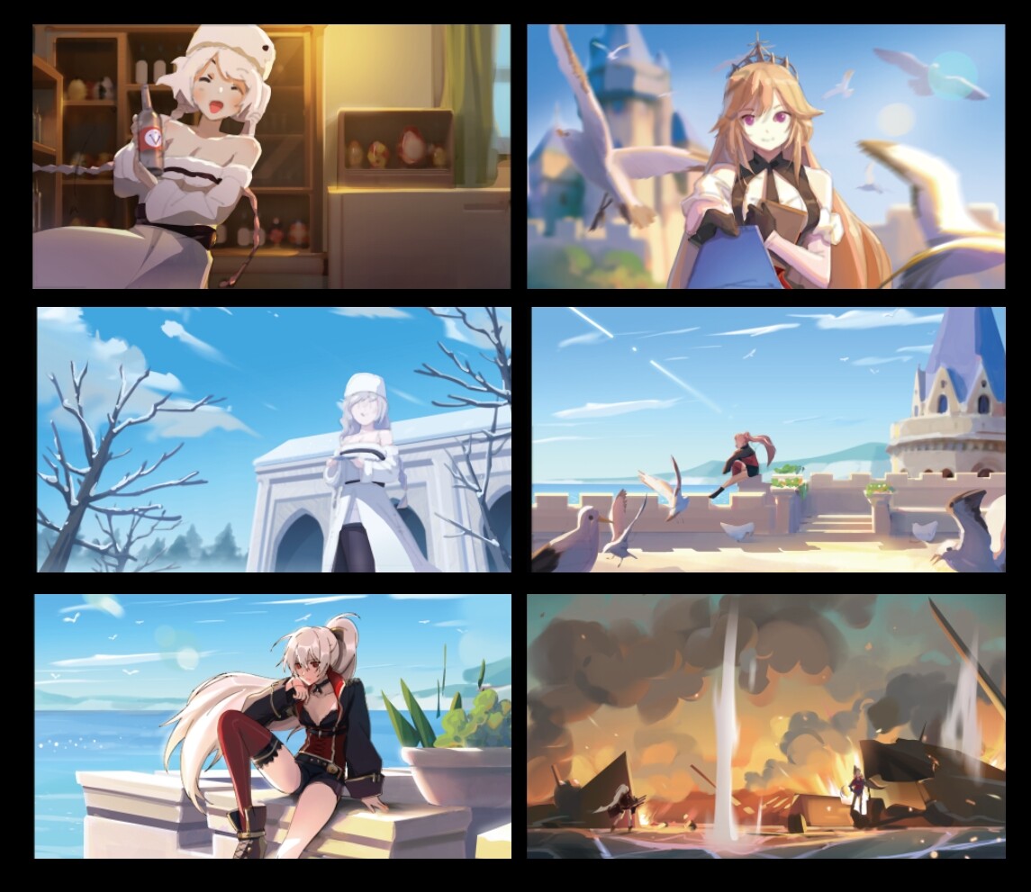 ArtStation - 2024【colorkey】碧蓝航线五周年MV - Ain't Backing Down