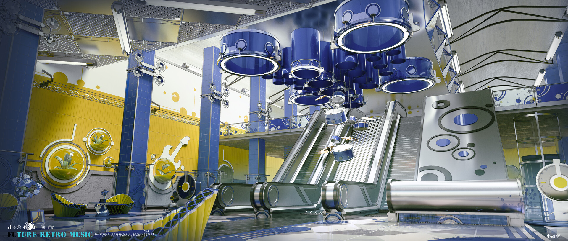 ArtStation - Music waiting room