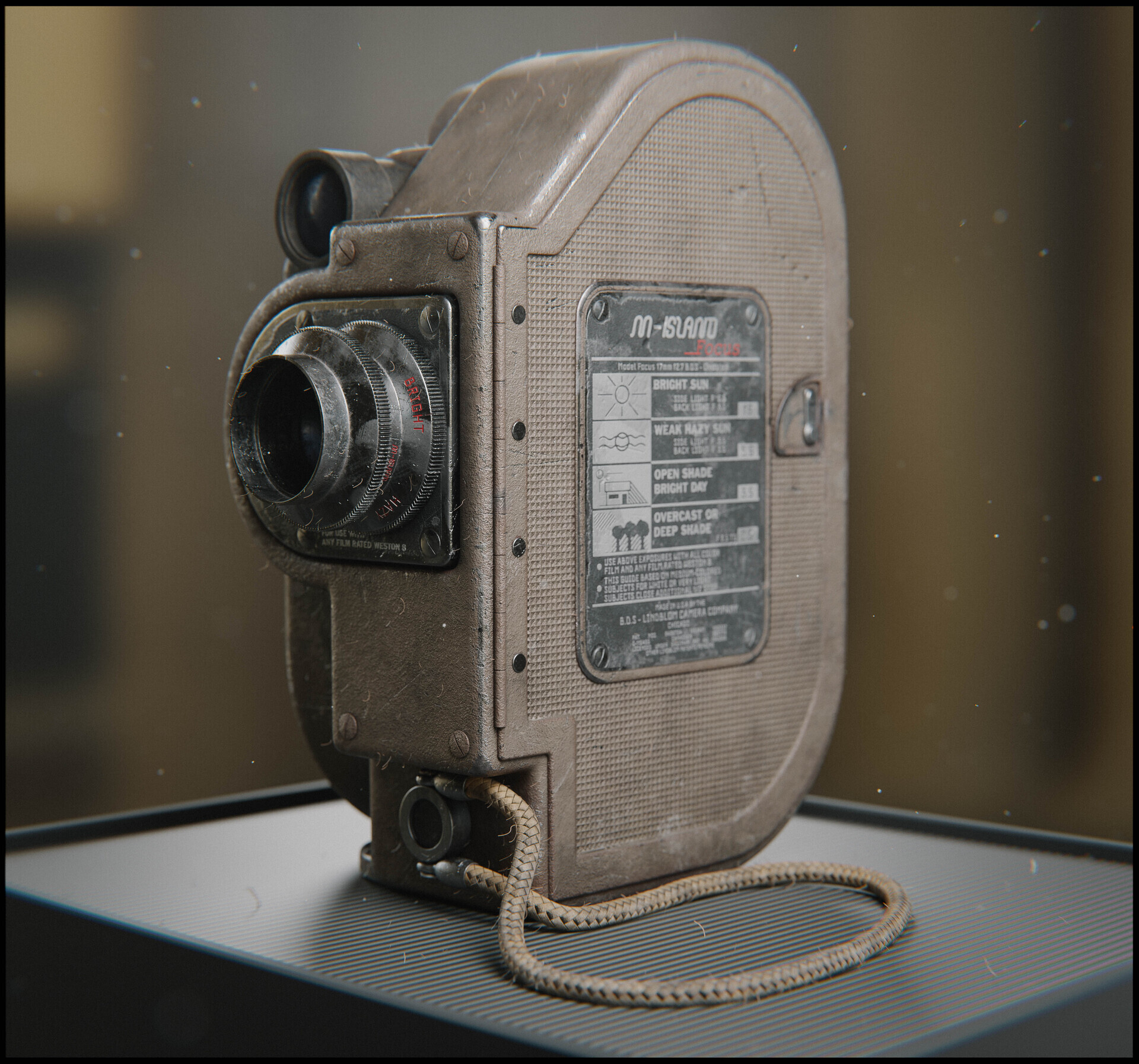 Games Artist - The Vintage Camera - Prop Breakdown - Daniel Lindblom