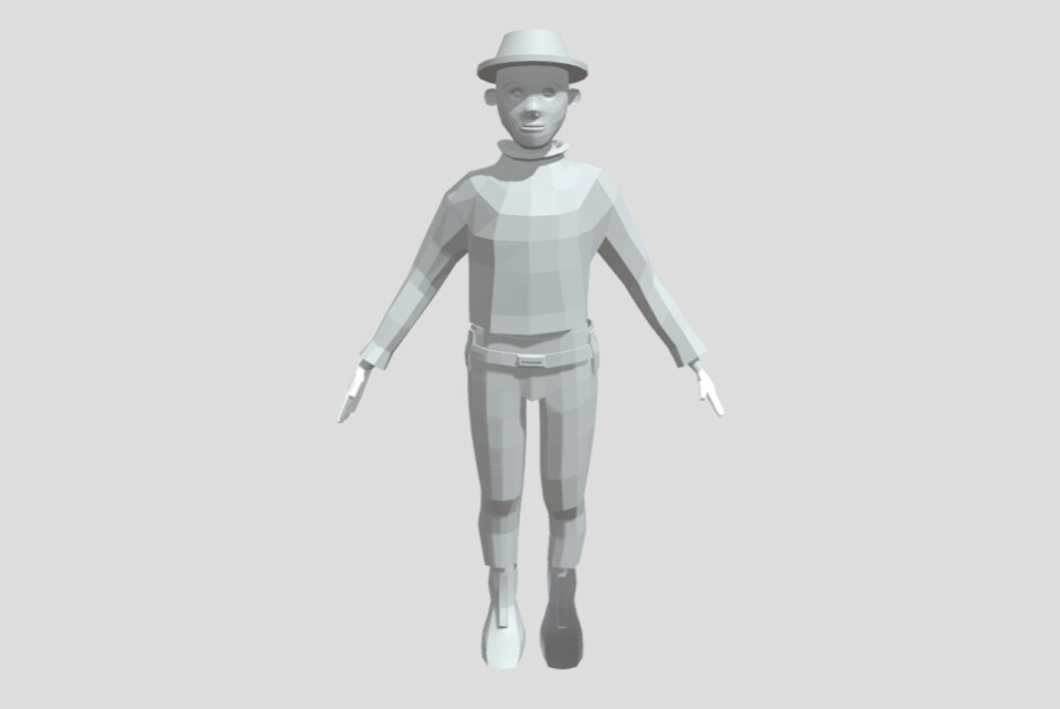 ArtStation - Low Poly Character Model