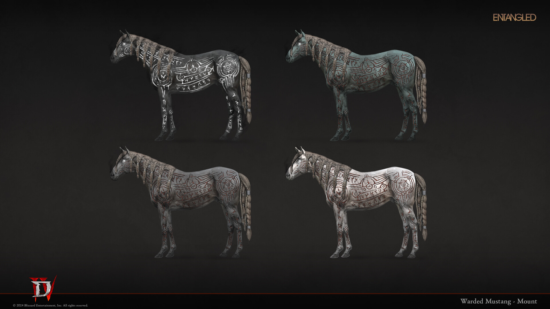 ENTANGLED Studio - Diablo IV | Coldiron Barding Concept Art