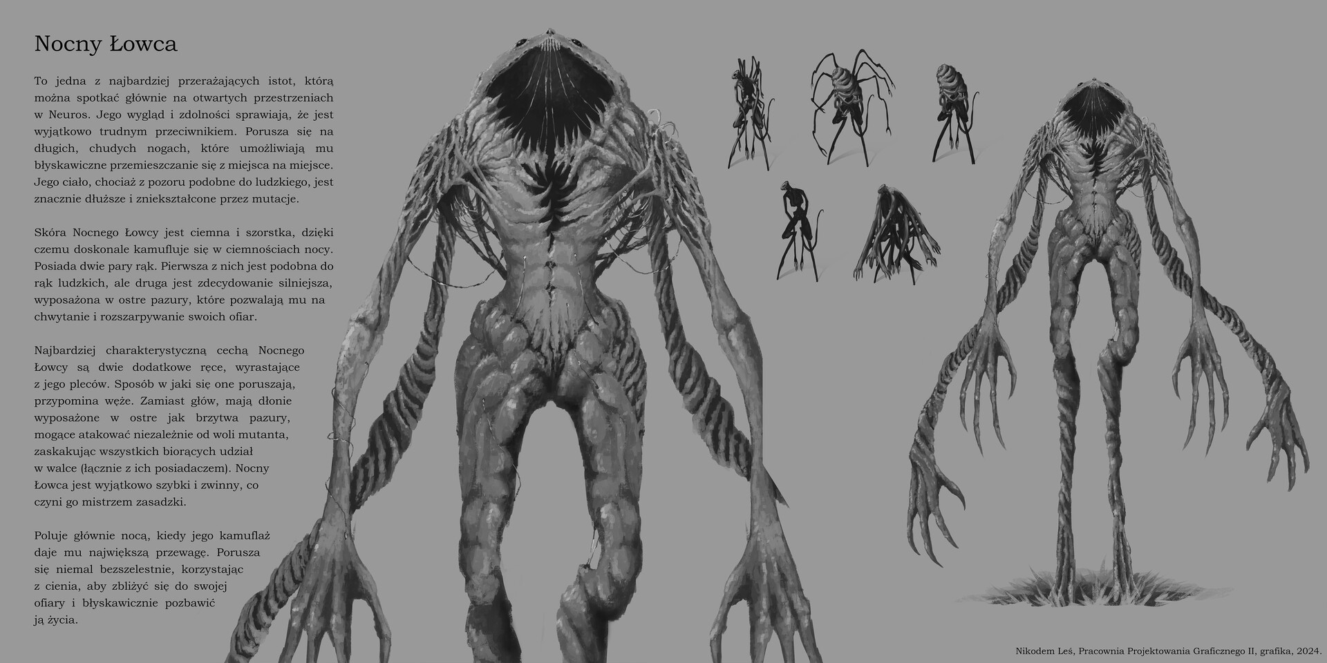 ArtStation - Night Hunter Concept Art - Master's Degree Diploma 4/9