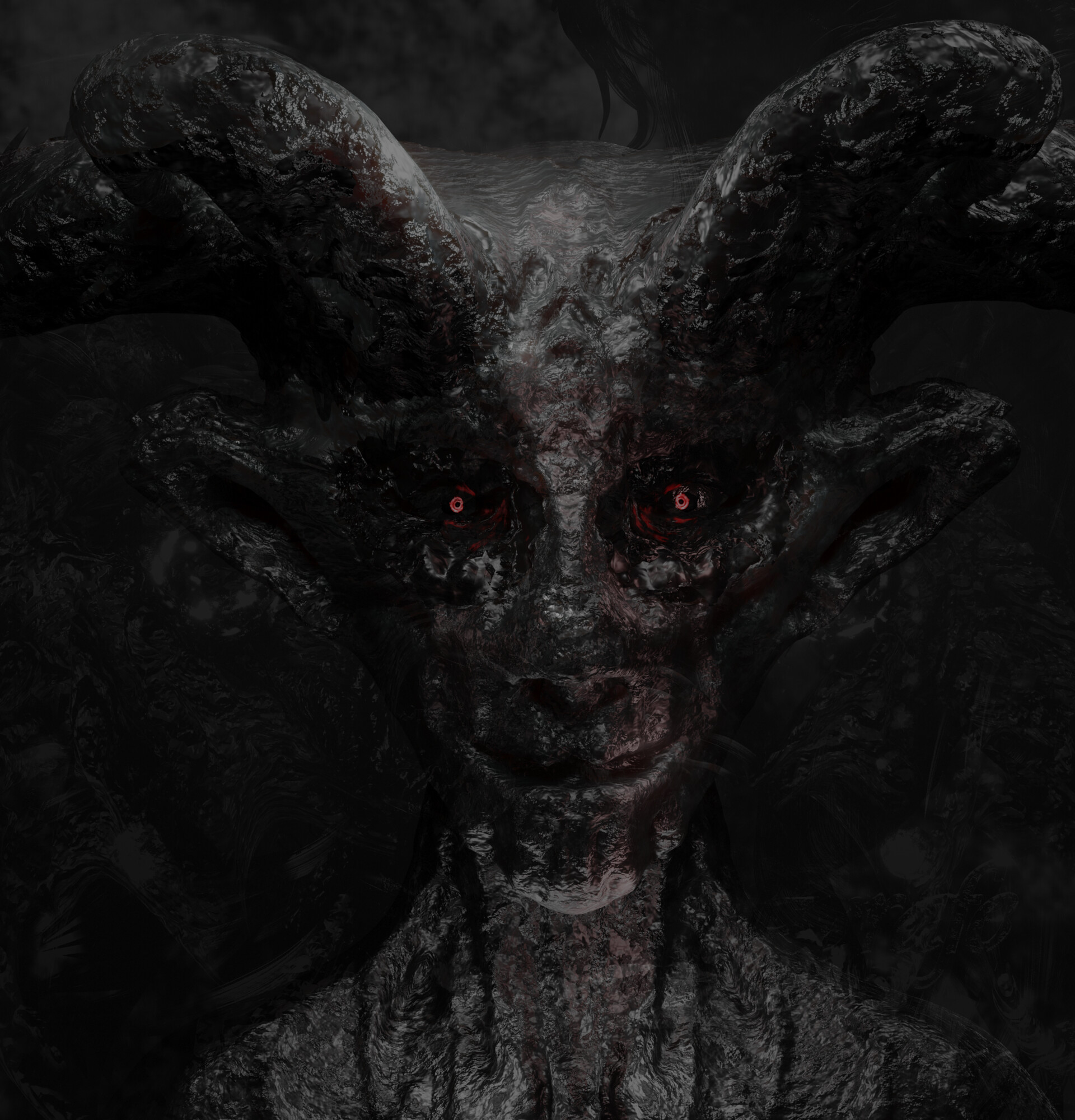 ArtStation - Evil creature 3dart in blender