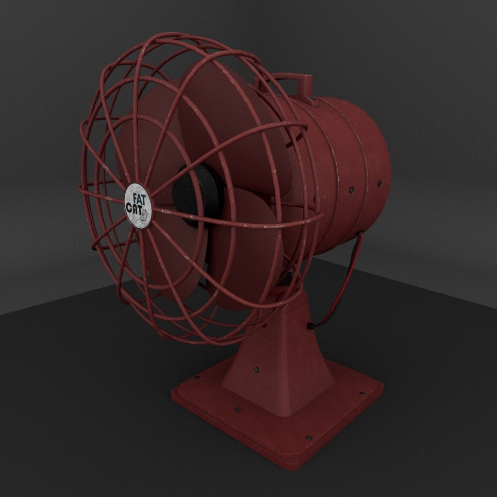 ArtStation - Table Fan