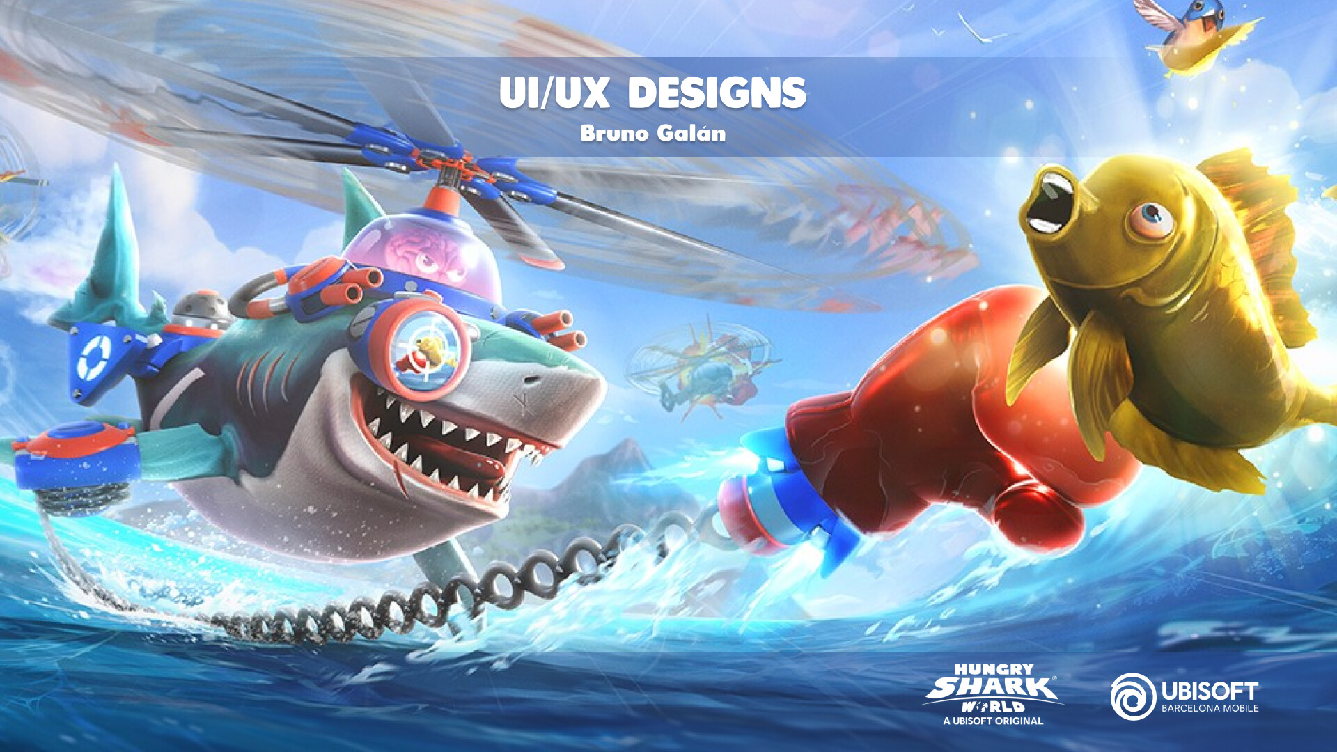 ArtStation - Hungry Shark World UI/UX designs