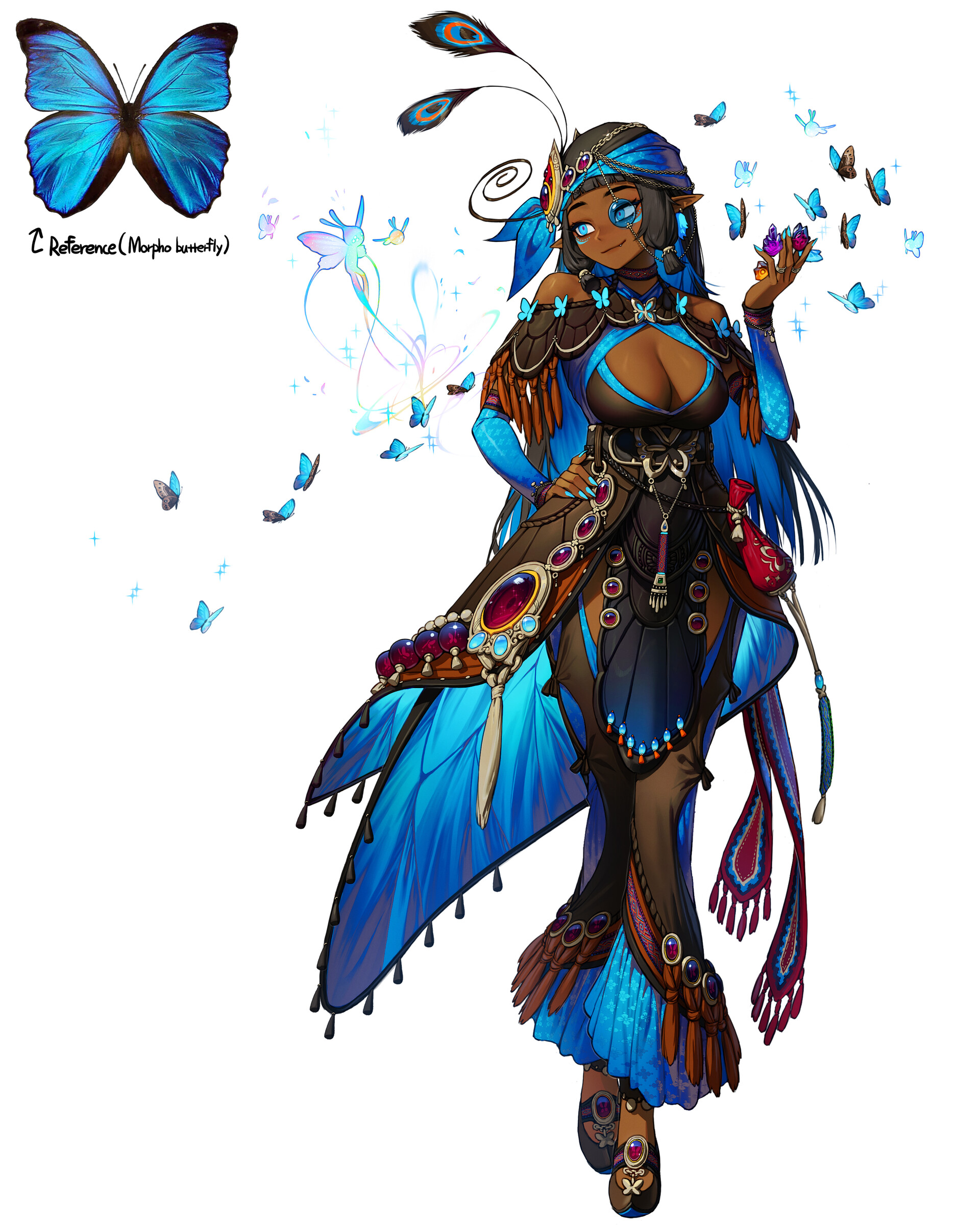ArtStation - Morpho butterfly jeweler