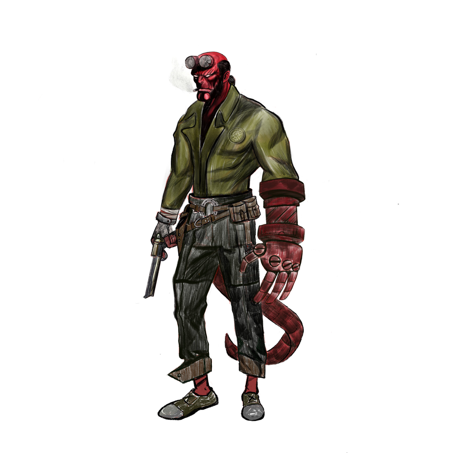 ArtStation - Hellboy Character Design