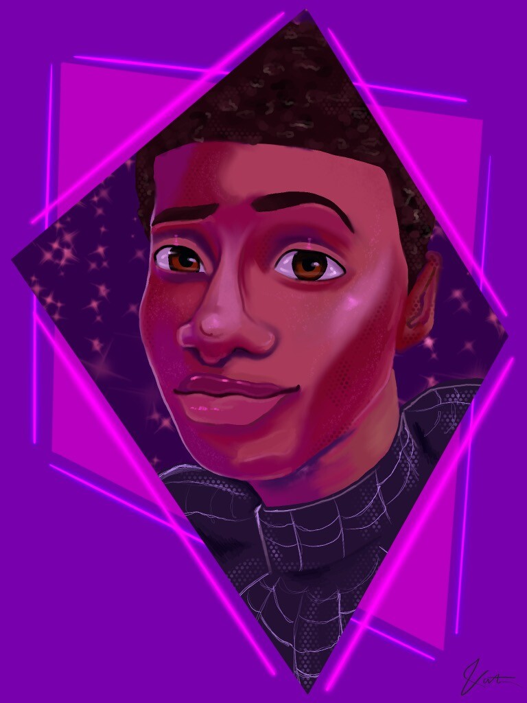 ArtStation - Miles Morales Portrait