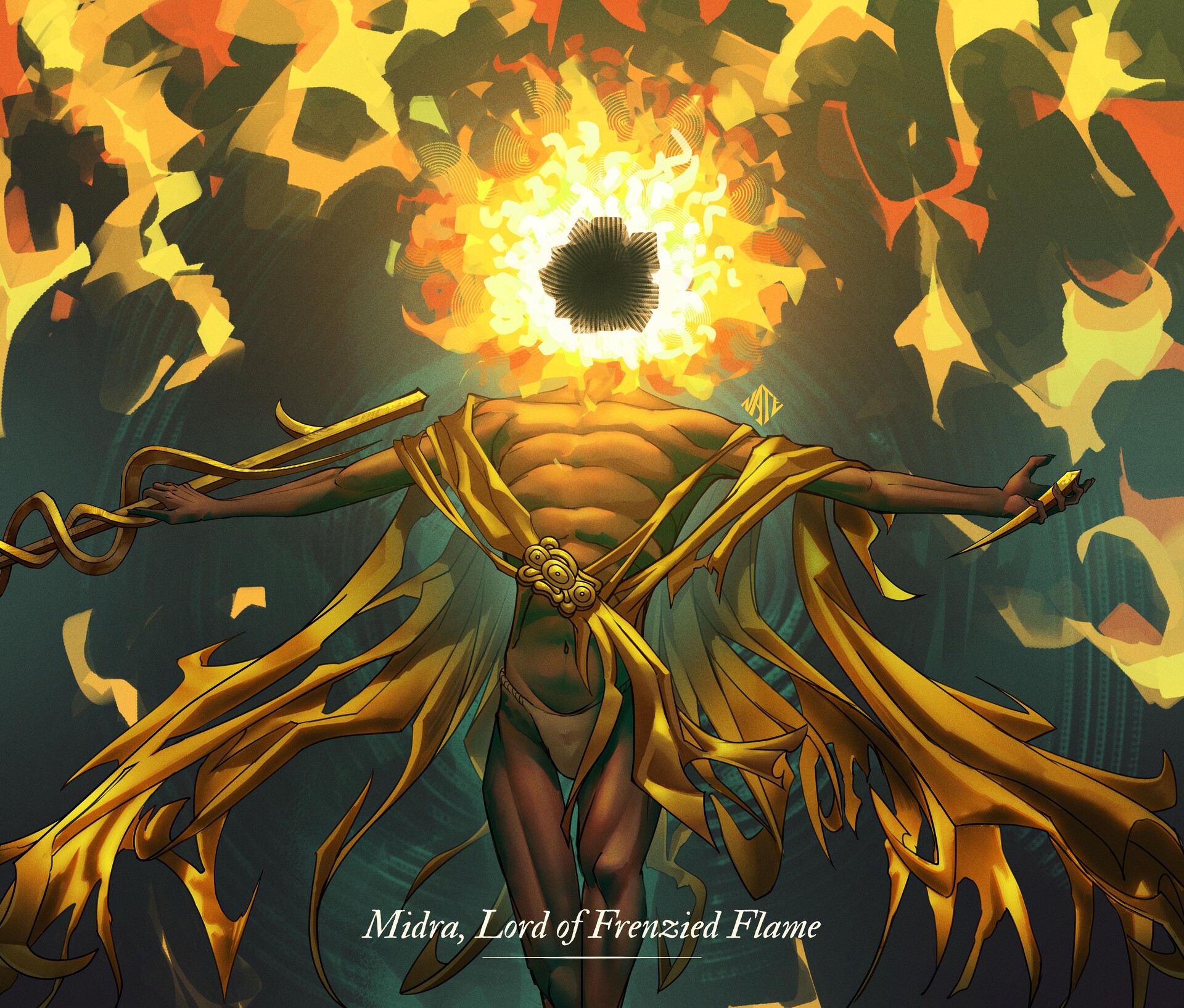 ArtStation - Midra, Lord of Frenzied Flame