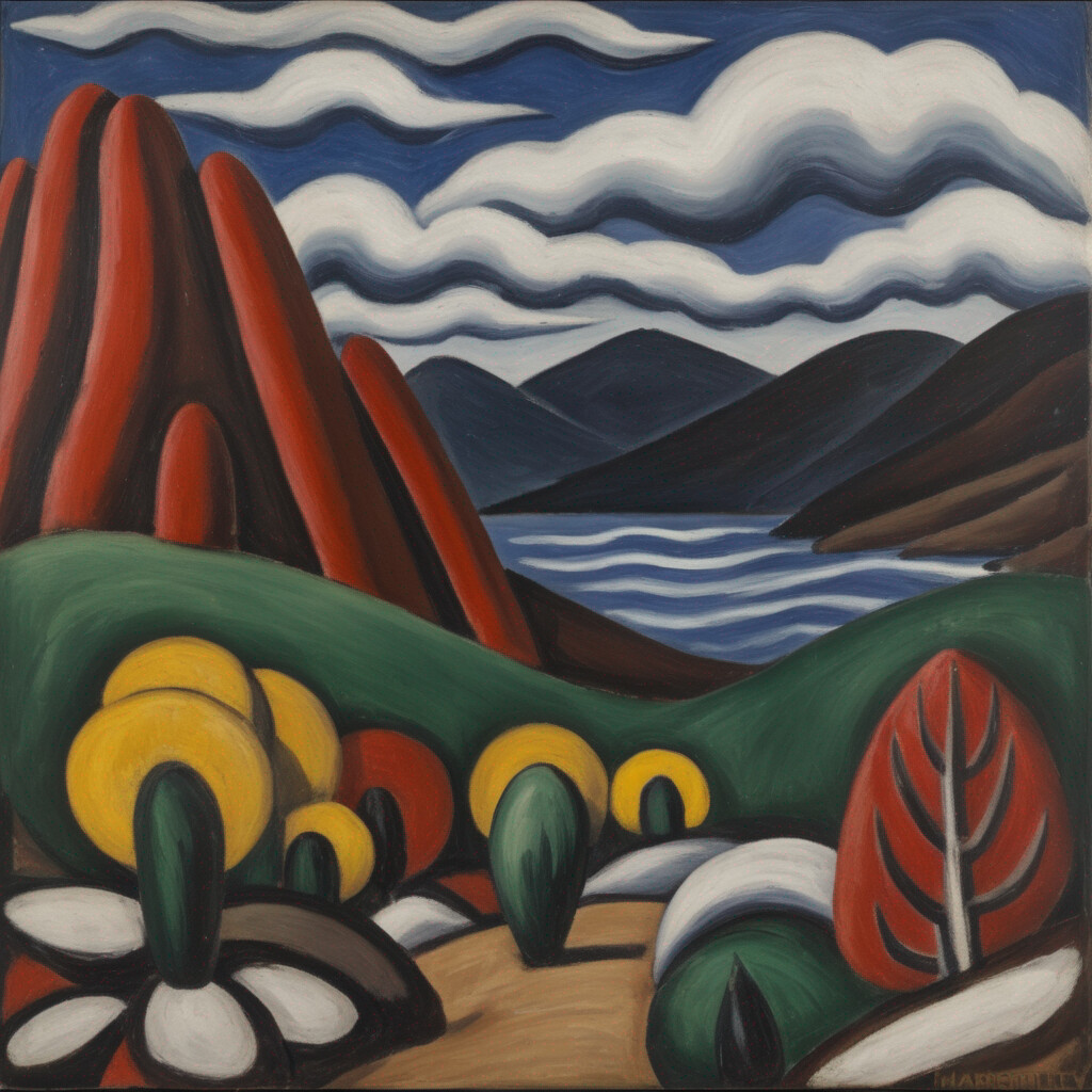 ArtStation - Marsden Hartley painting