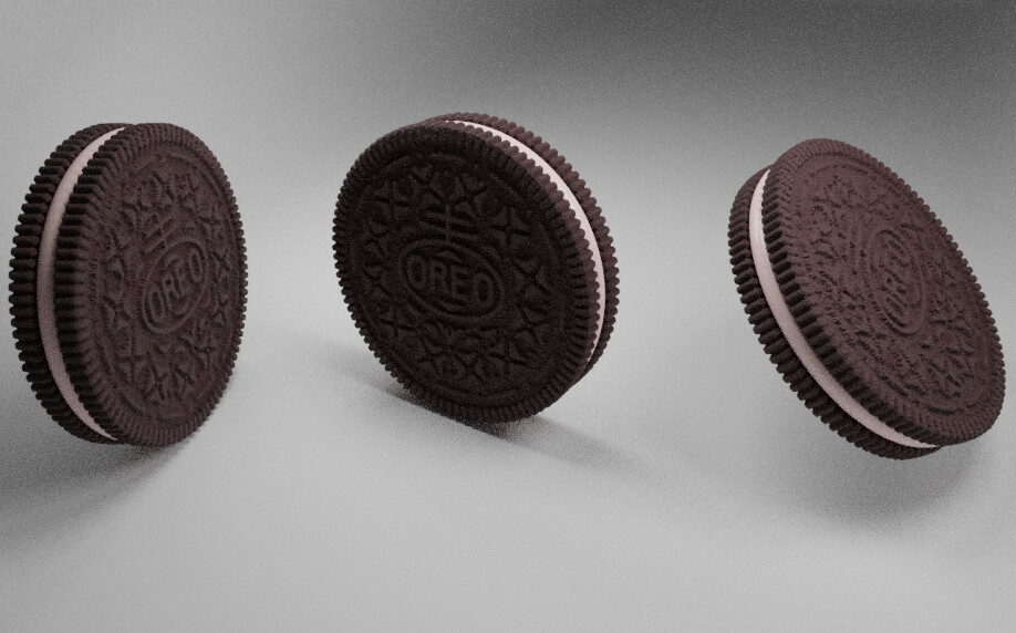 ArtStation - OREO biscuit model. Used Blender