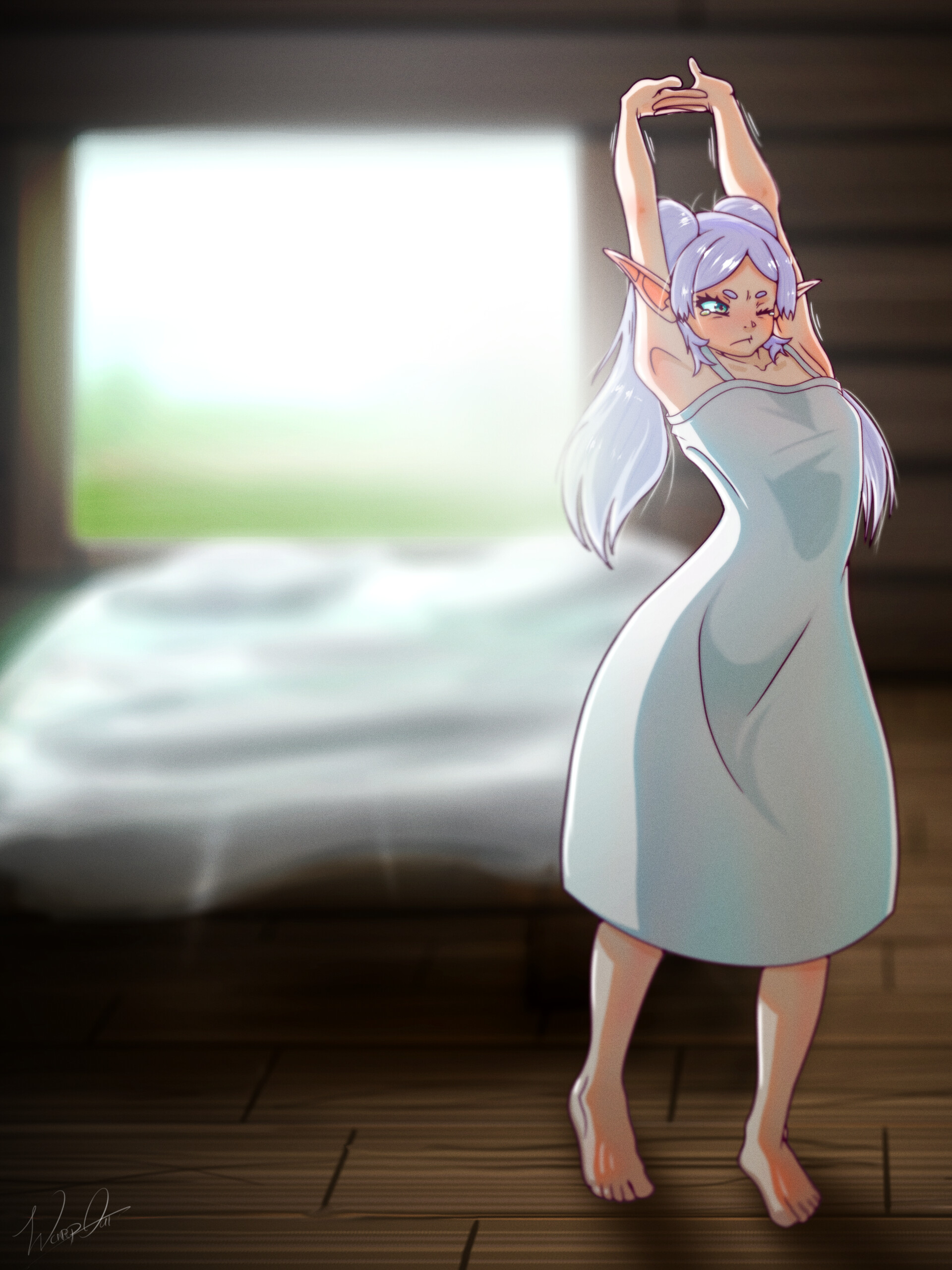 ArtStation - Frieren wakes up