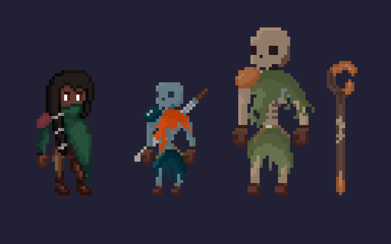 Sam Pascall - Top-Down Dungeon Characters