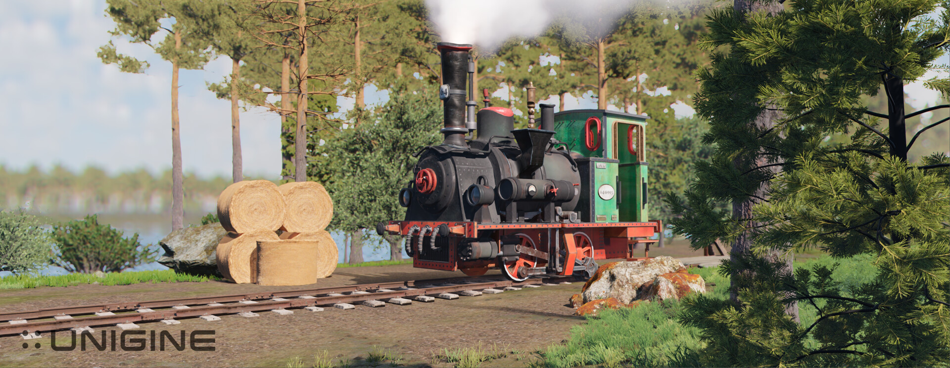 ArtStation - Steam locomotive (Stylized)