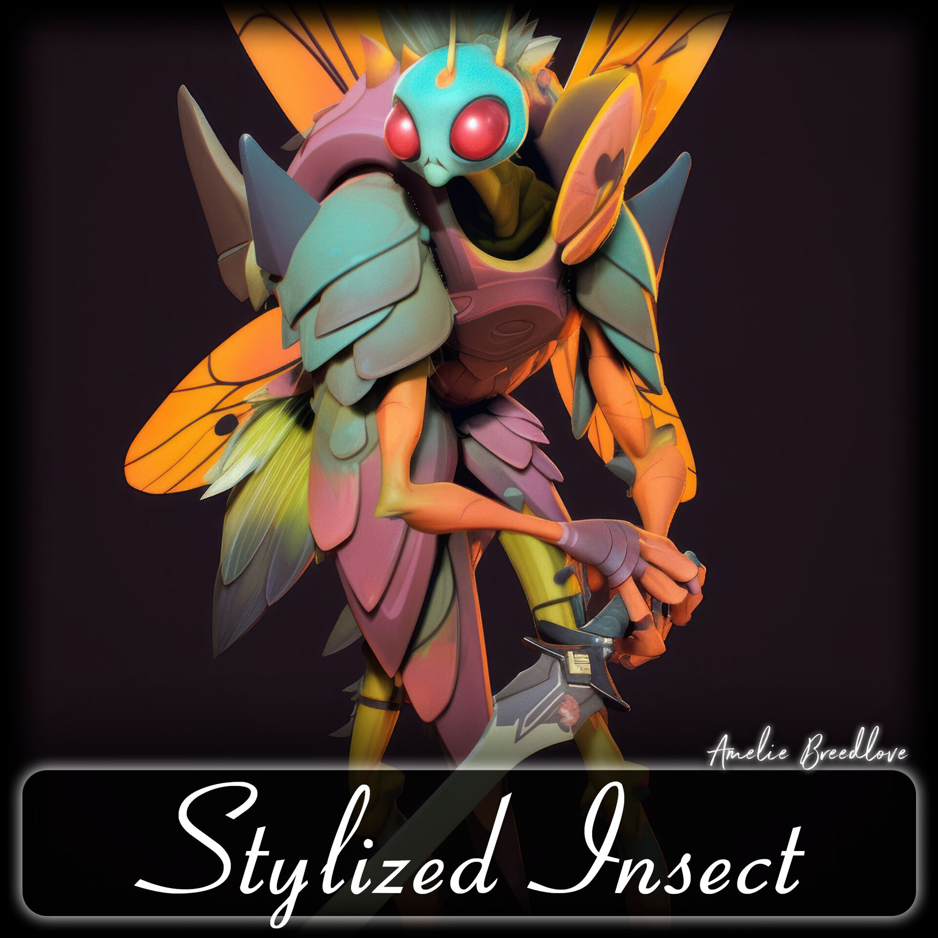 ArtStation - 2000 Stylized Insect Reference Pack | 4K | v.1