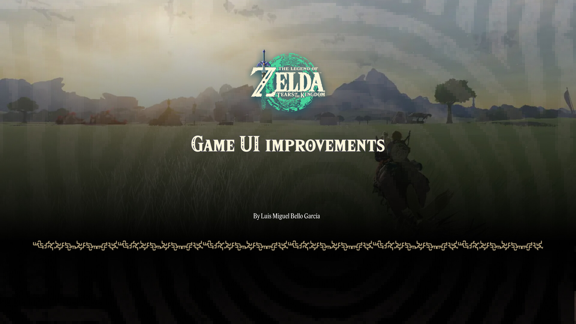 ArtStation - Enhancing TLoZ ToK's inventory & gear upgrade UI