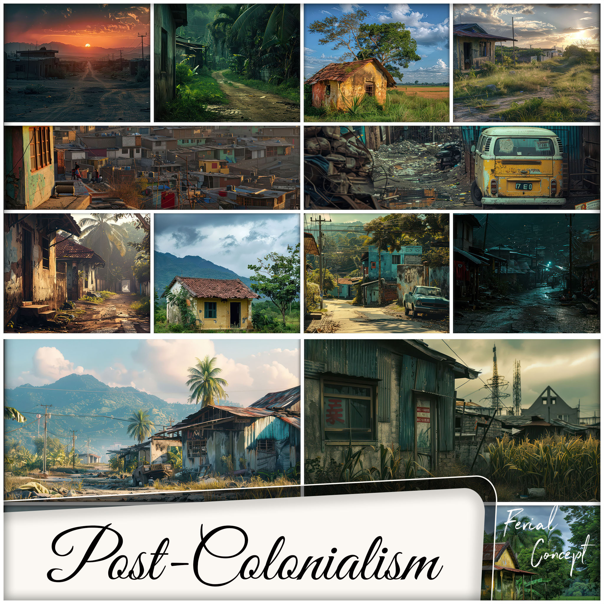 Ferial Concept - 🔹200 Post-Colonialism - Environment Concept Reference ...