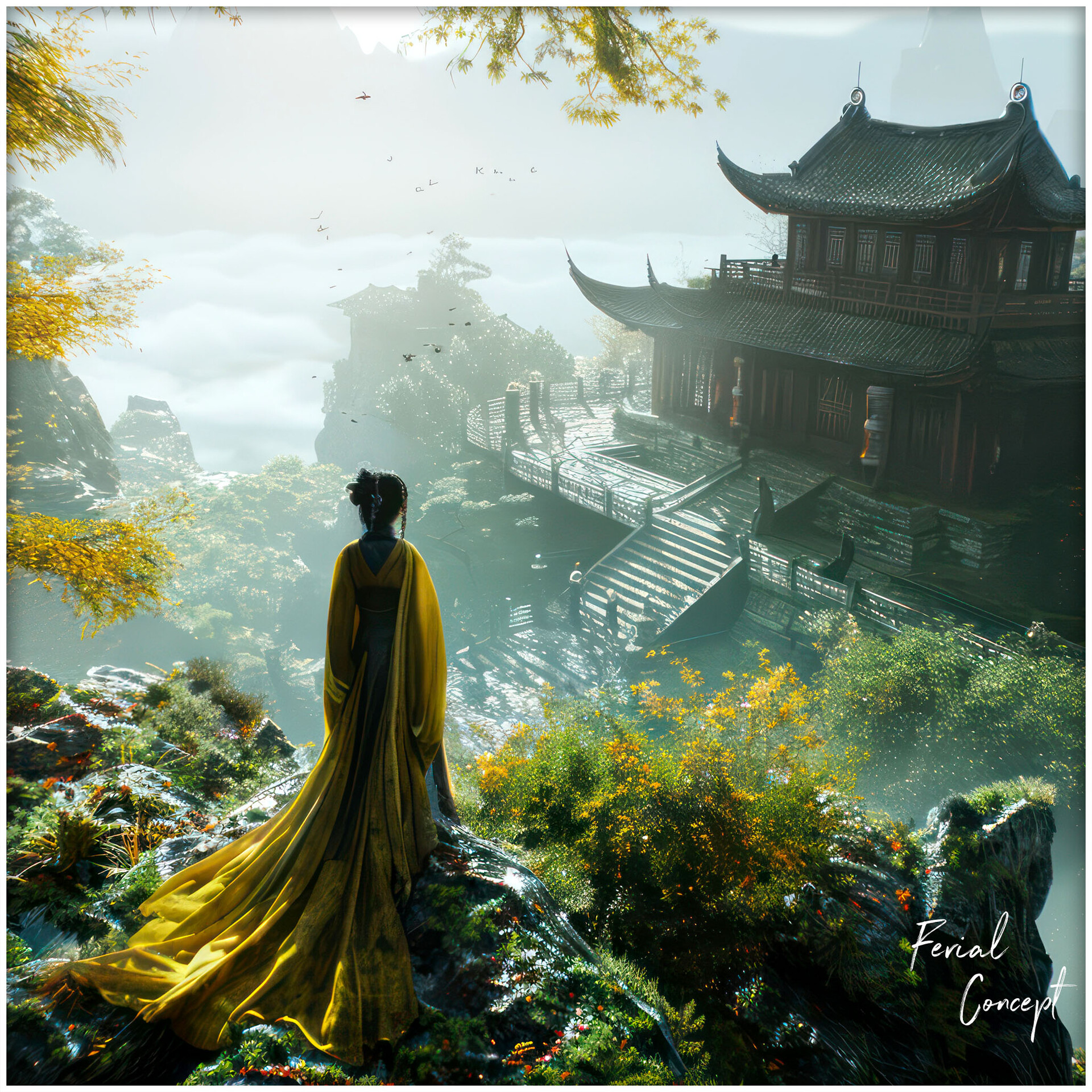 ArtStation - 🔹220 Wuxia - Environment Concept Reference Image Pack v ...