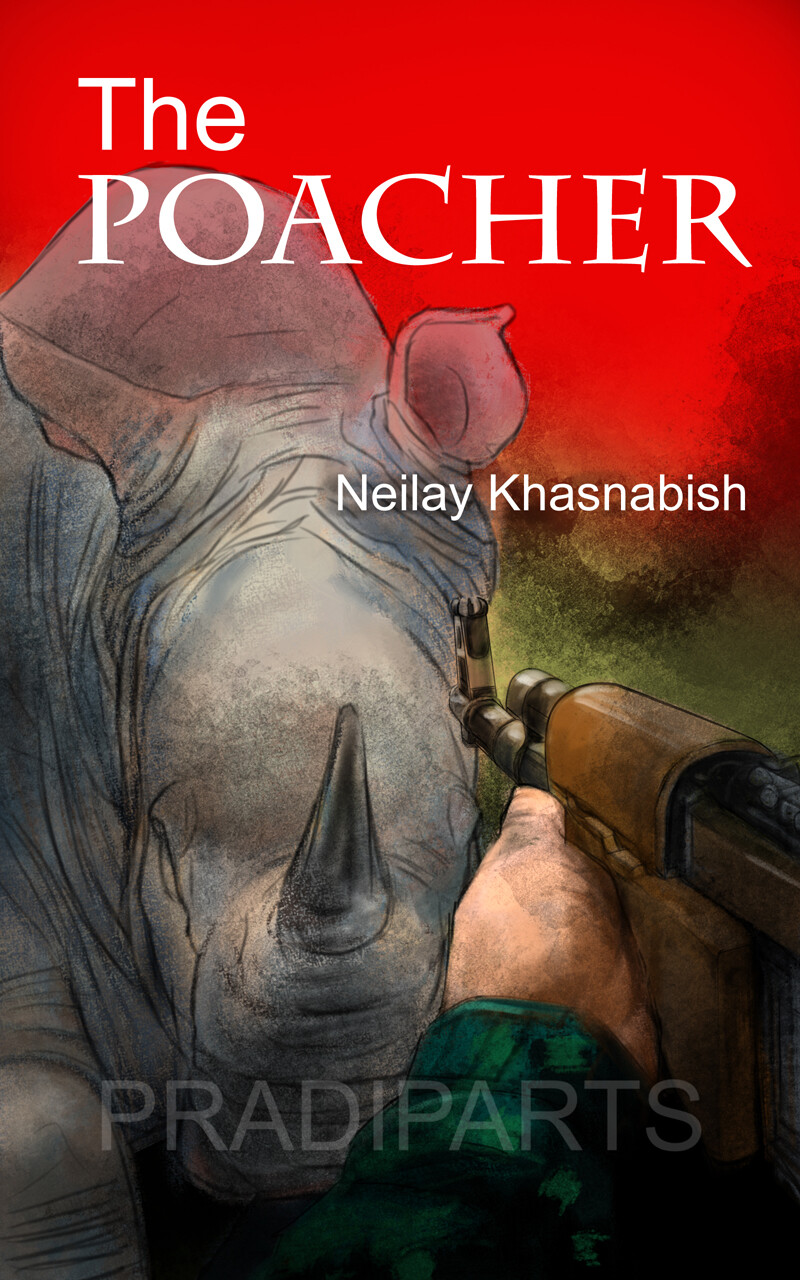ArtStation - The Poacher - Book cover illustrated by Pradip Chakraborty