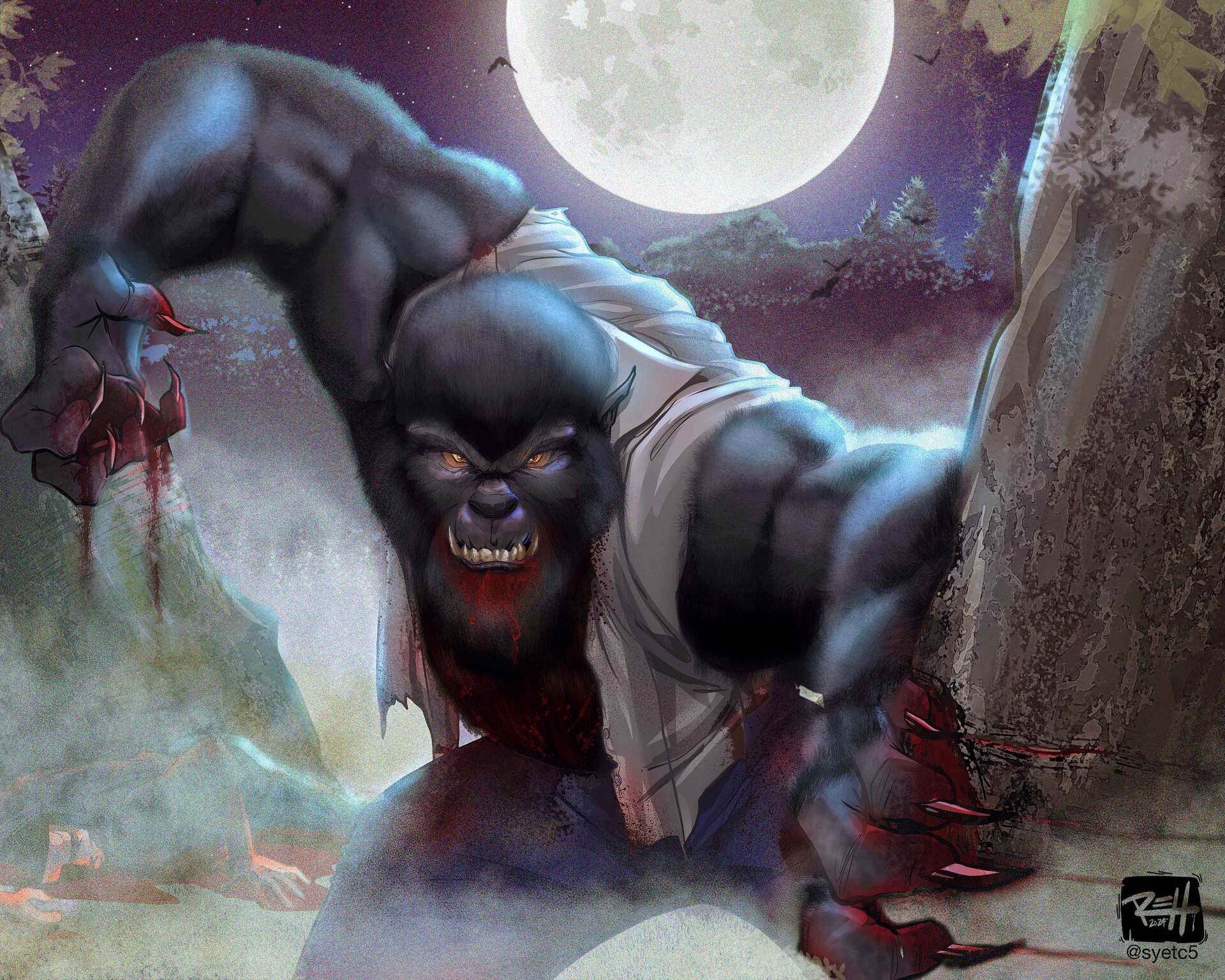 ArtStation - The Wolfman