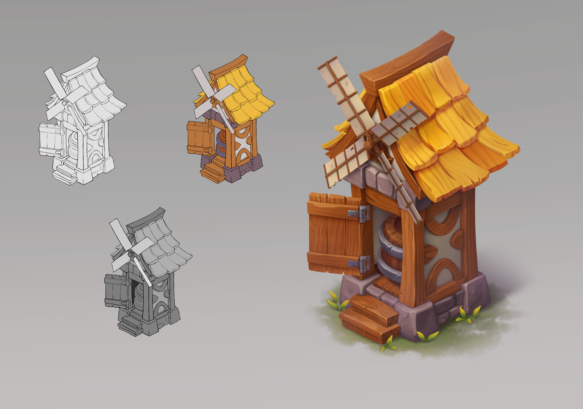 ArtStation - Cozy Countryside Mill