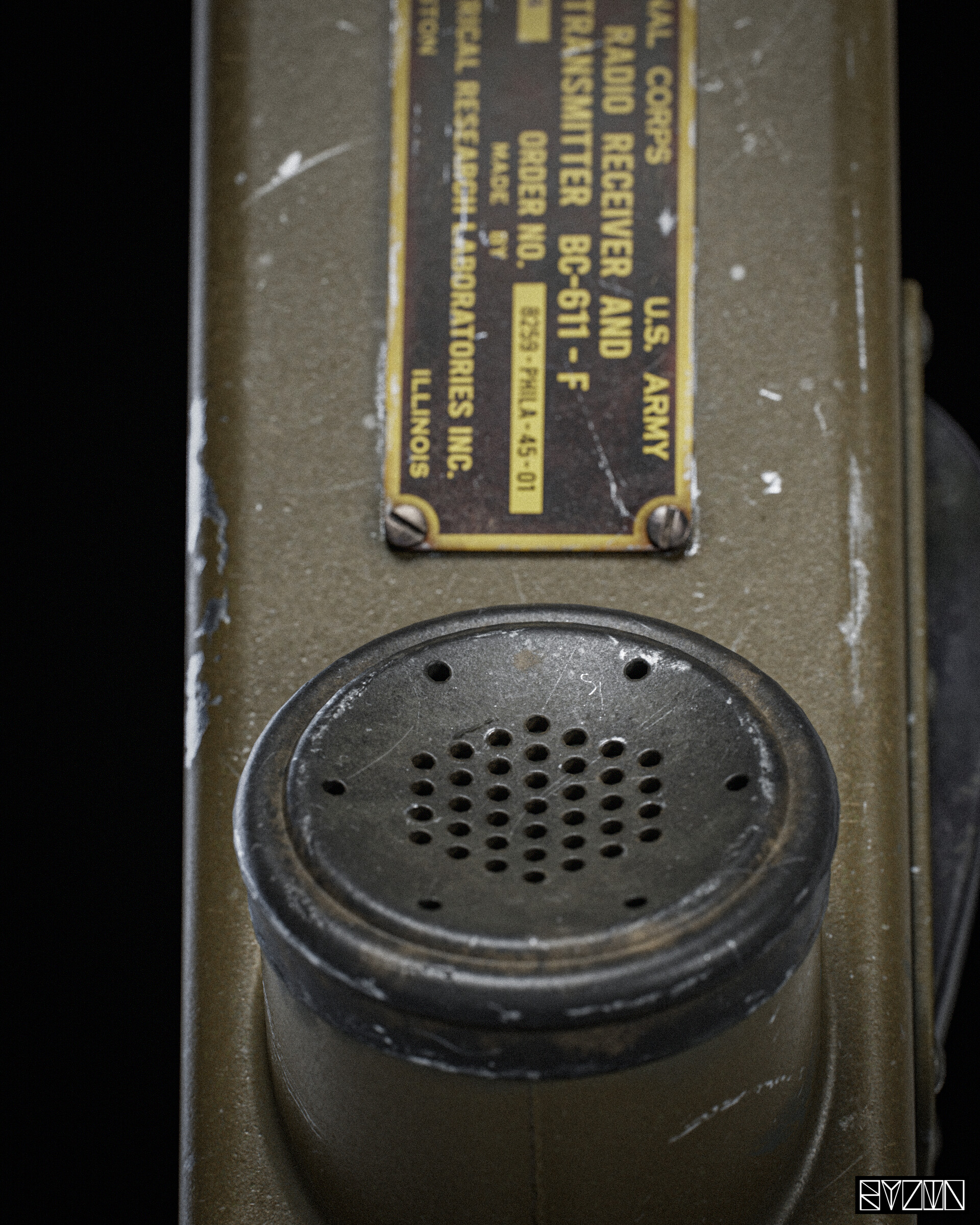 RYZIN ART - SIGNAL CORPS SCR-536