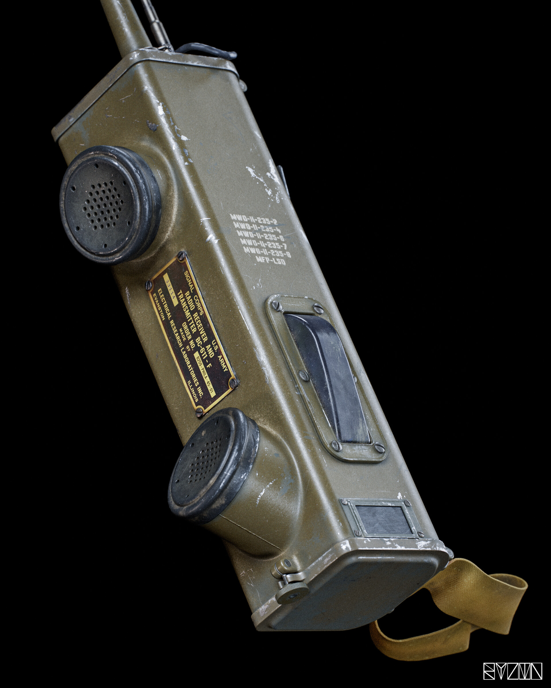 RYZIN ART - SIGNAL CORPS SCR-536