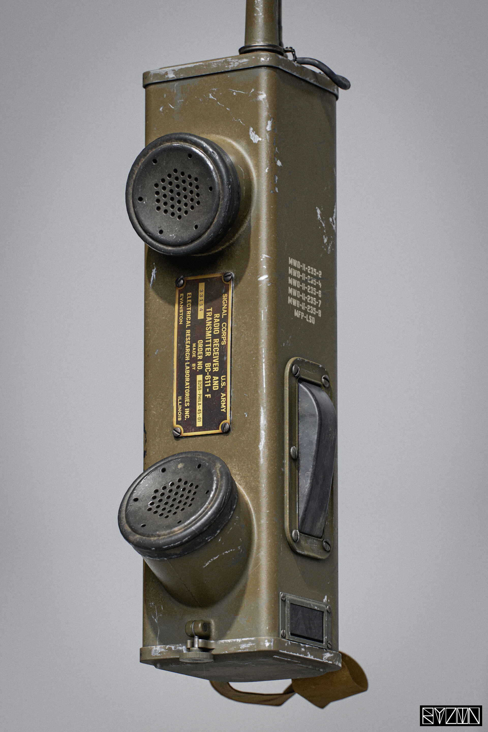 RYZIN ART - SIGNAL CORPS SCR-536