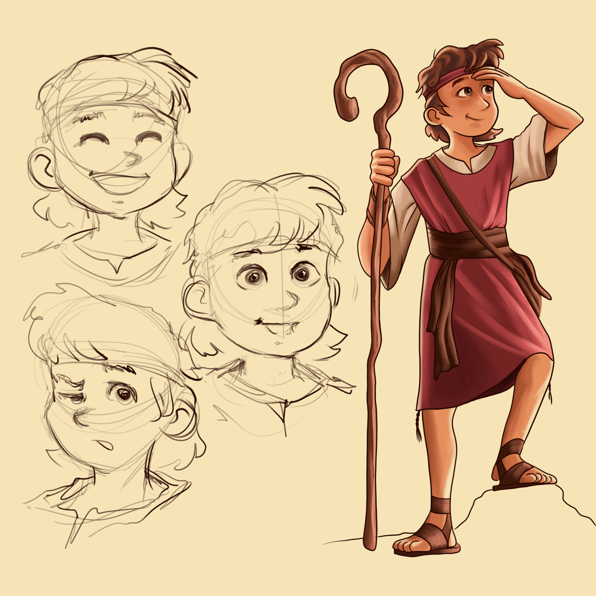 ArtStation - David - Sample Art Style (Children's Book)