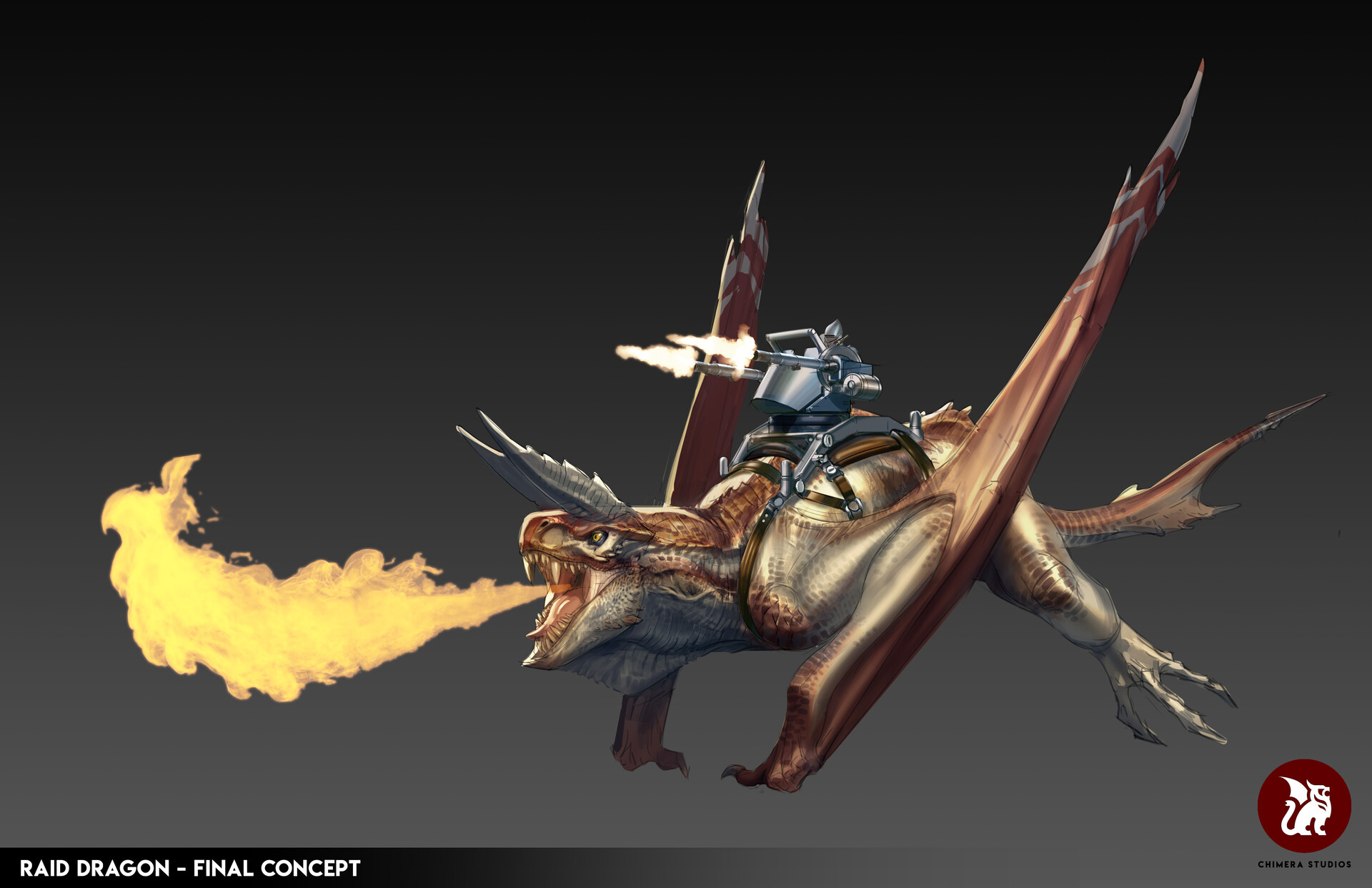 ArtStation - Crystalborne - Raid Dragon