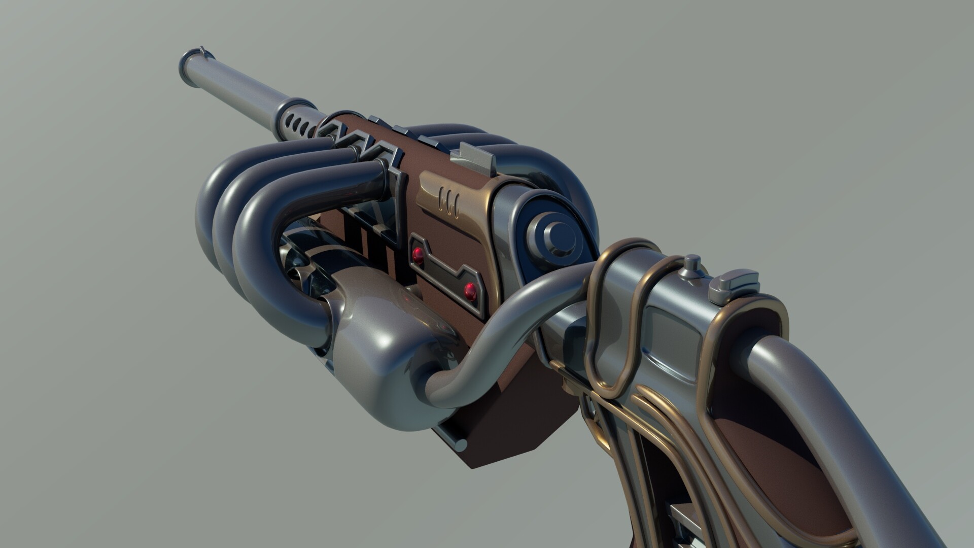 ArtStation - Smoke gun 3d model