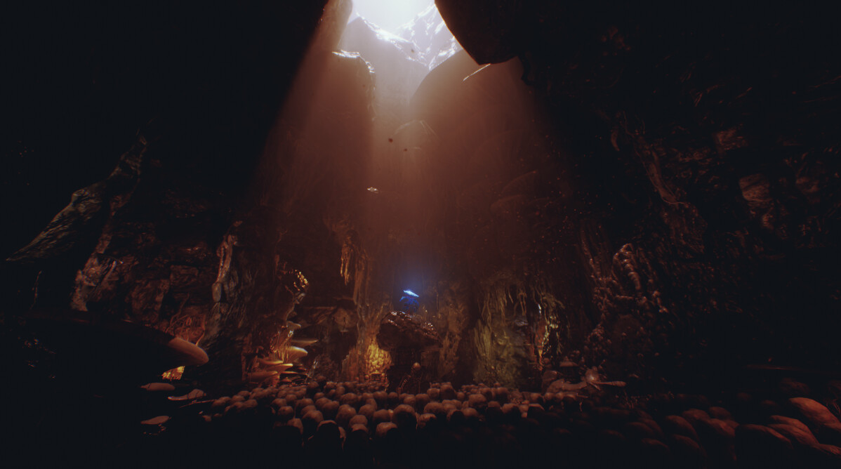 ArtStation - Deep Elder Caves - Relighting