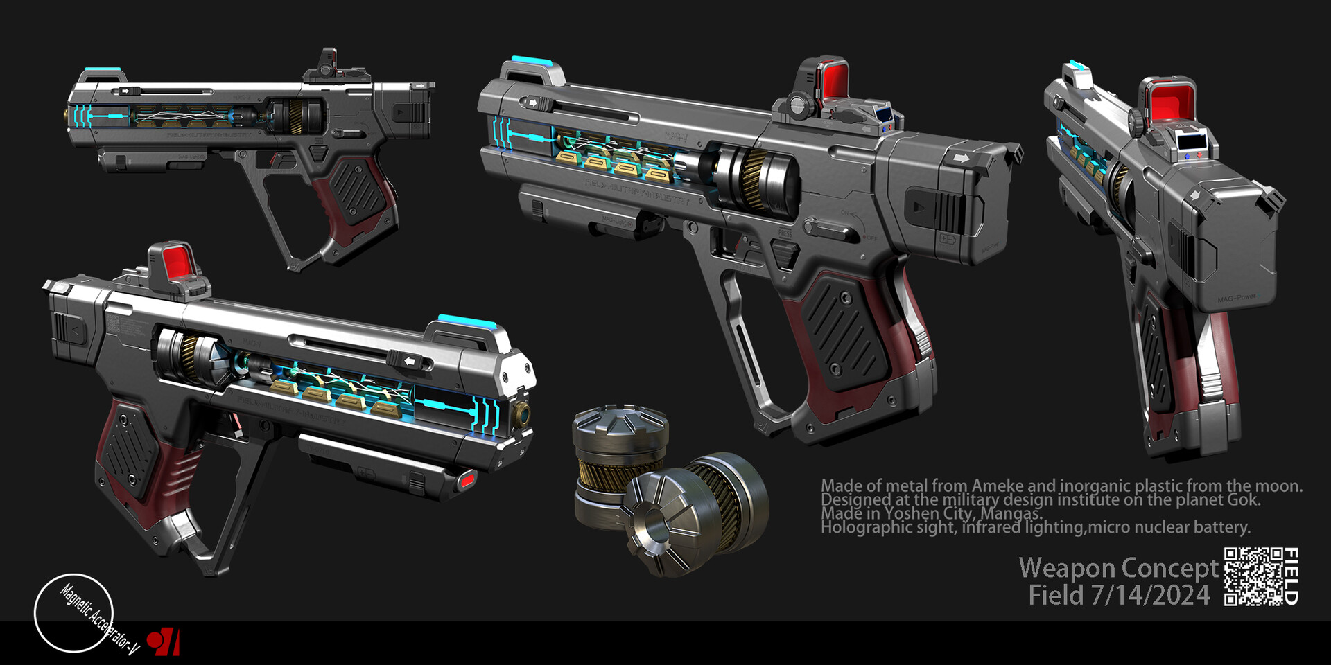 ArtStation - Weapon concept