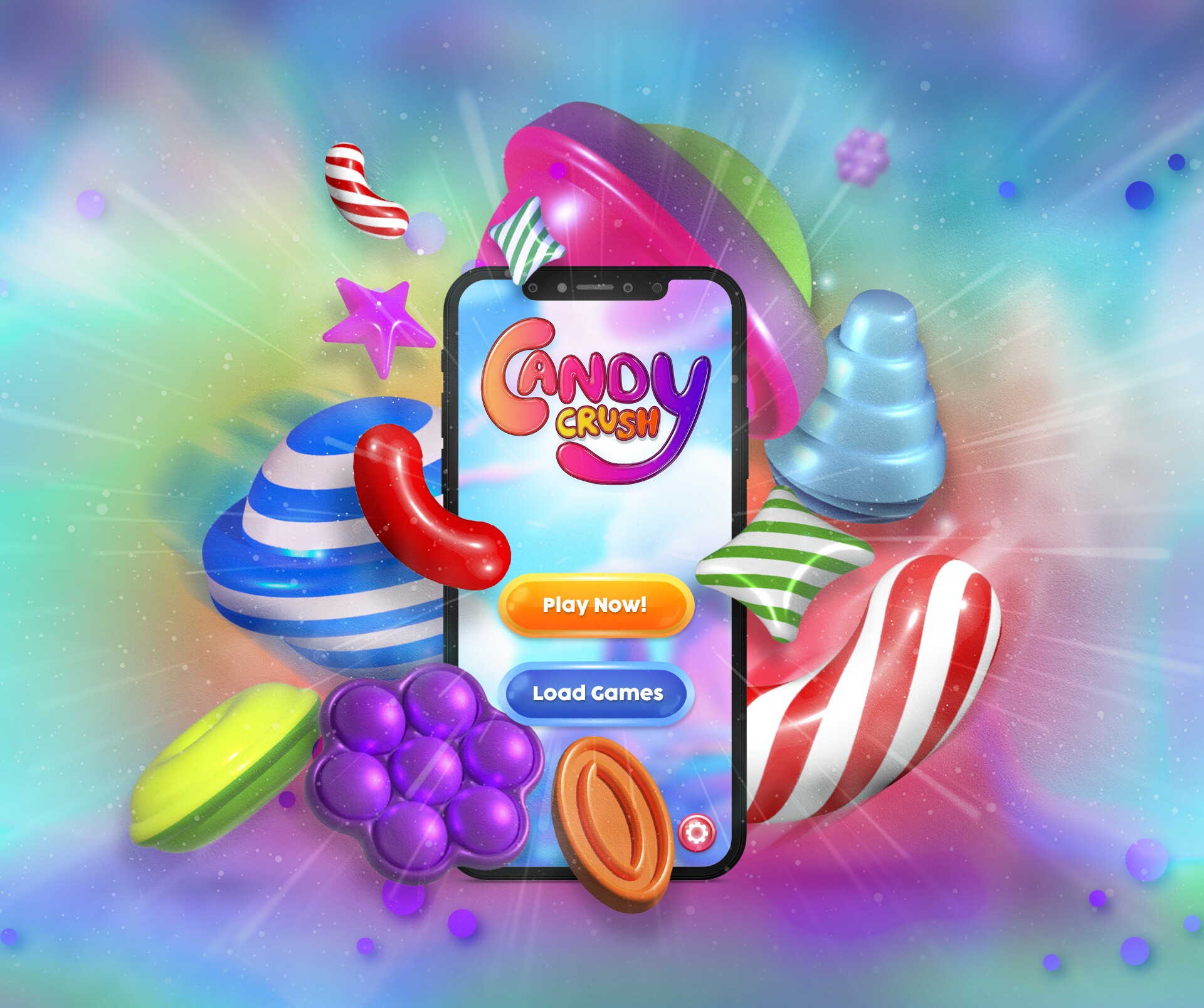 ArtStation - UI/UX Candy Crush Prototype