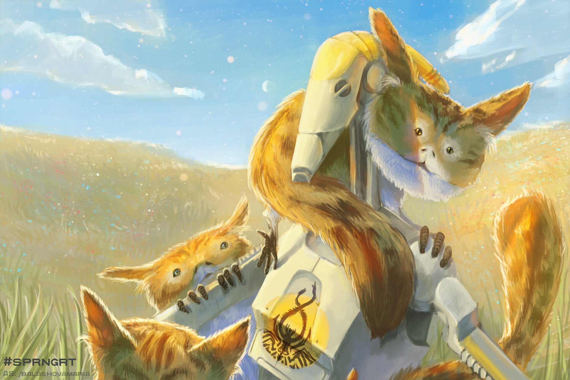 ArtStation - OOM Droid and loth-cats // star wars