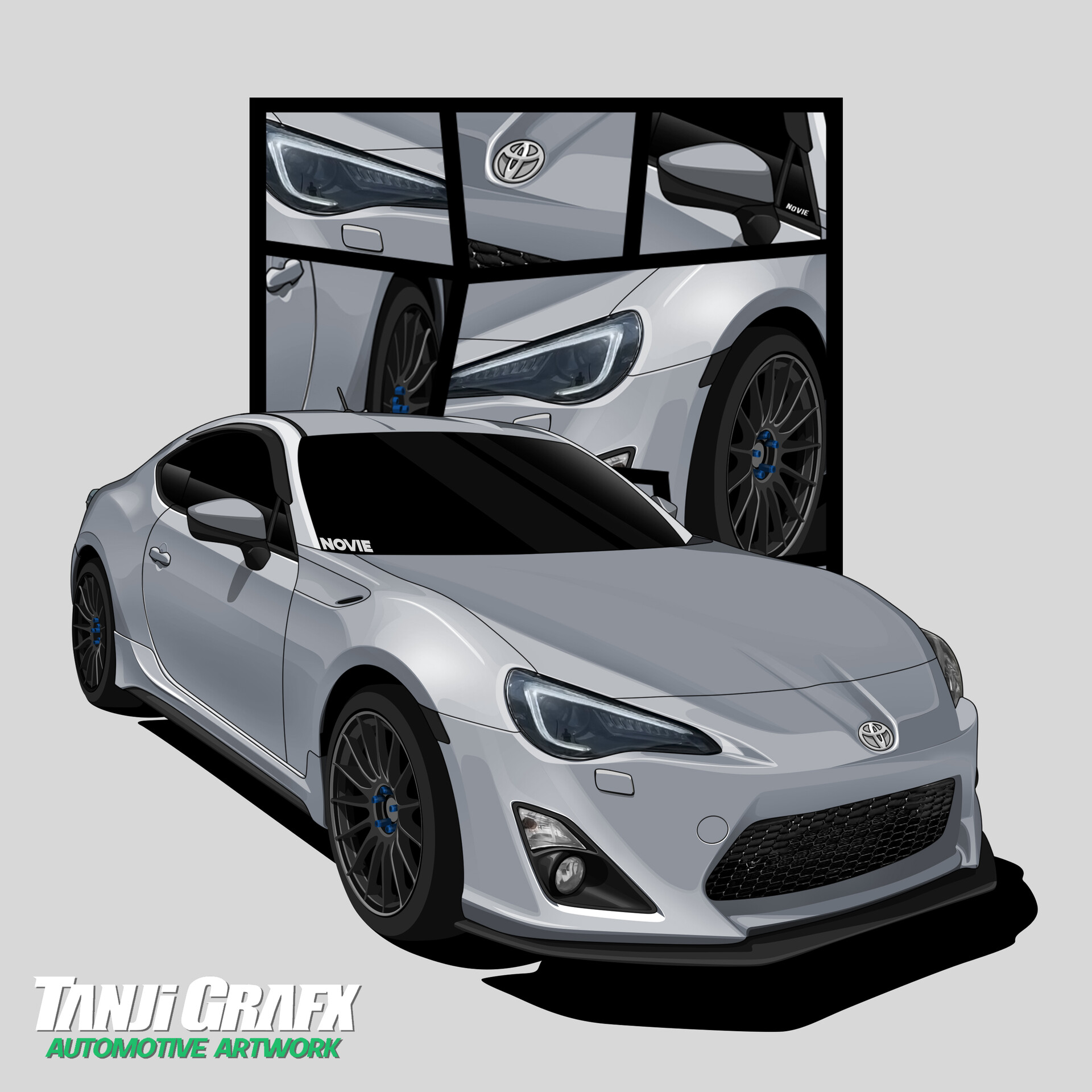 ArtStation - Silver GT86