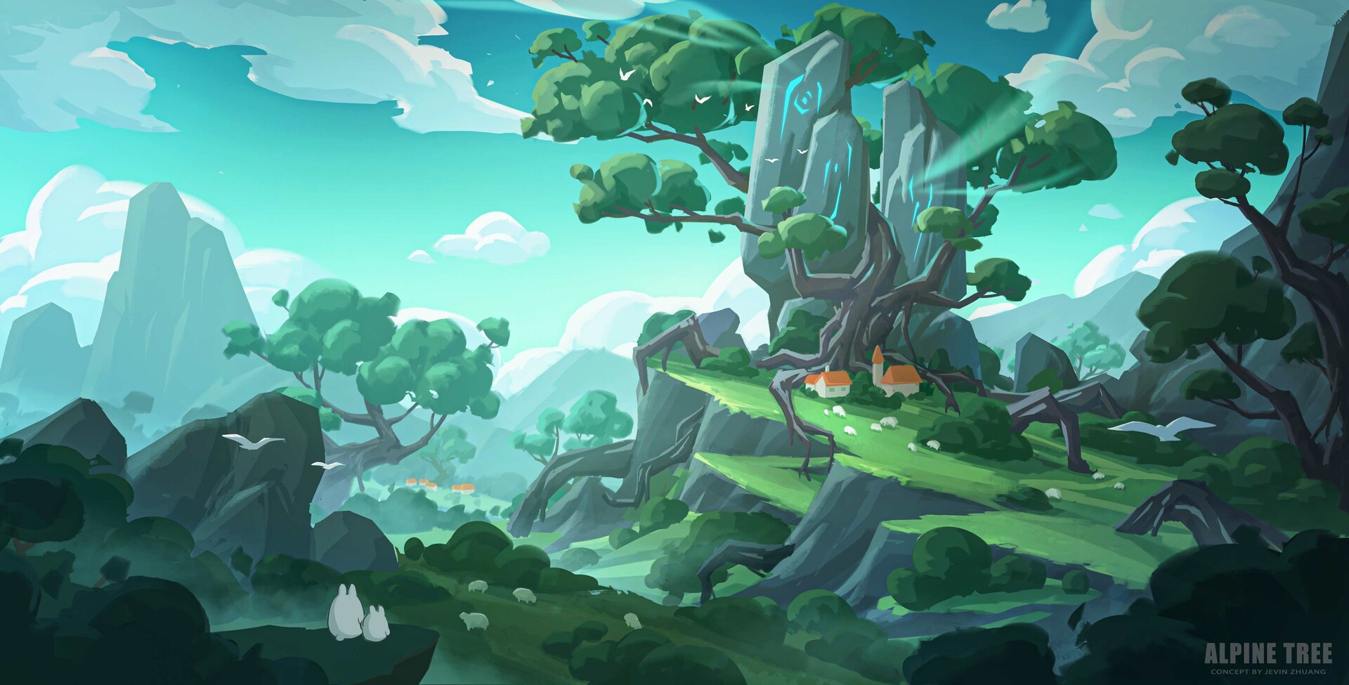 ArtStation - Breath of the Wild - Civilized World