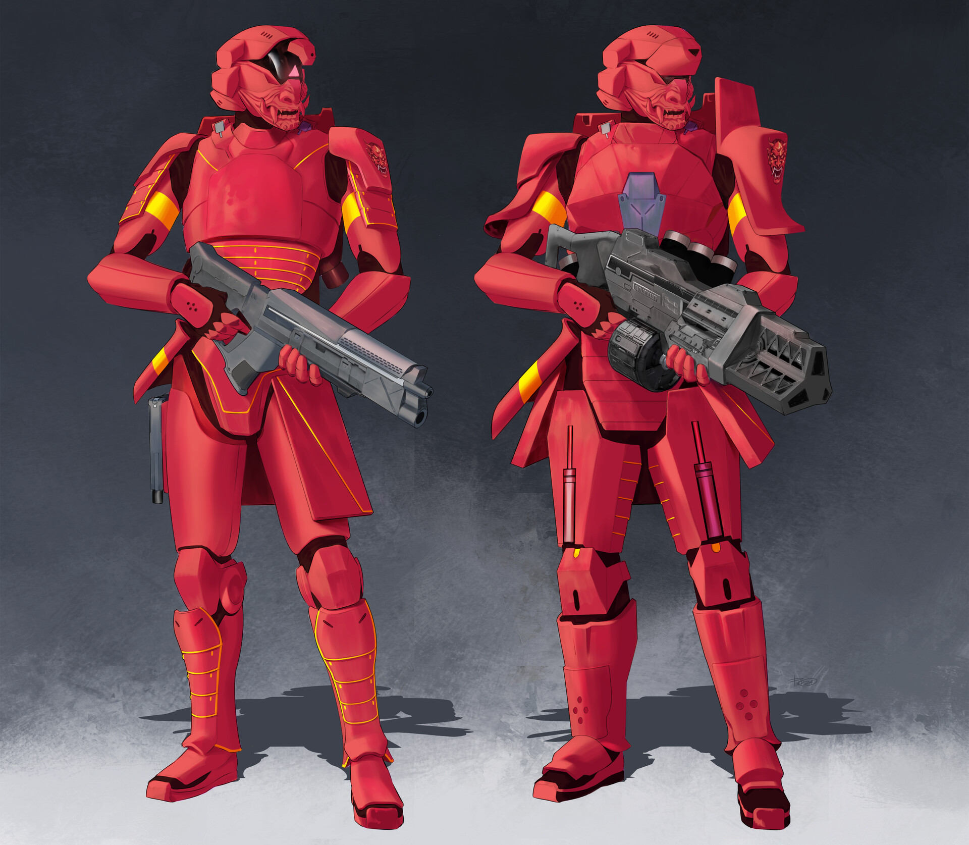 ArtStation - Oni Troopers