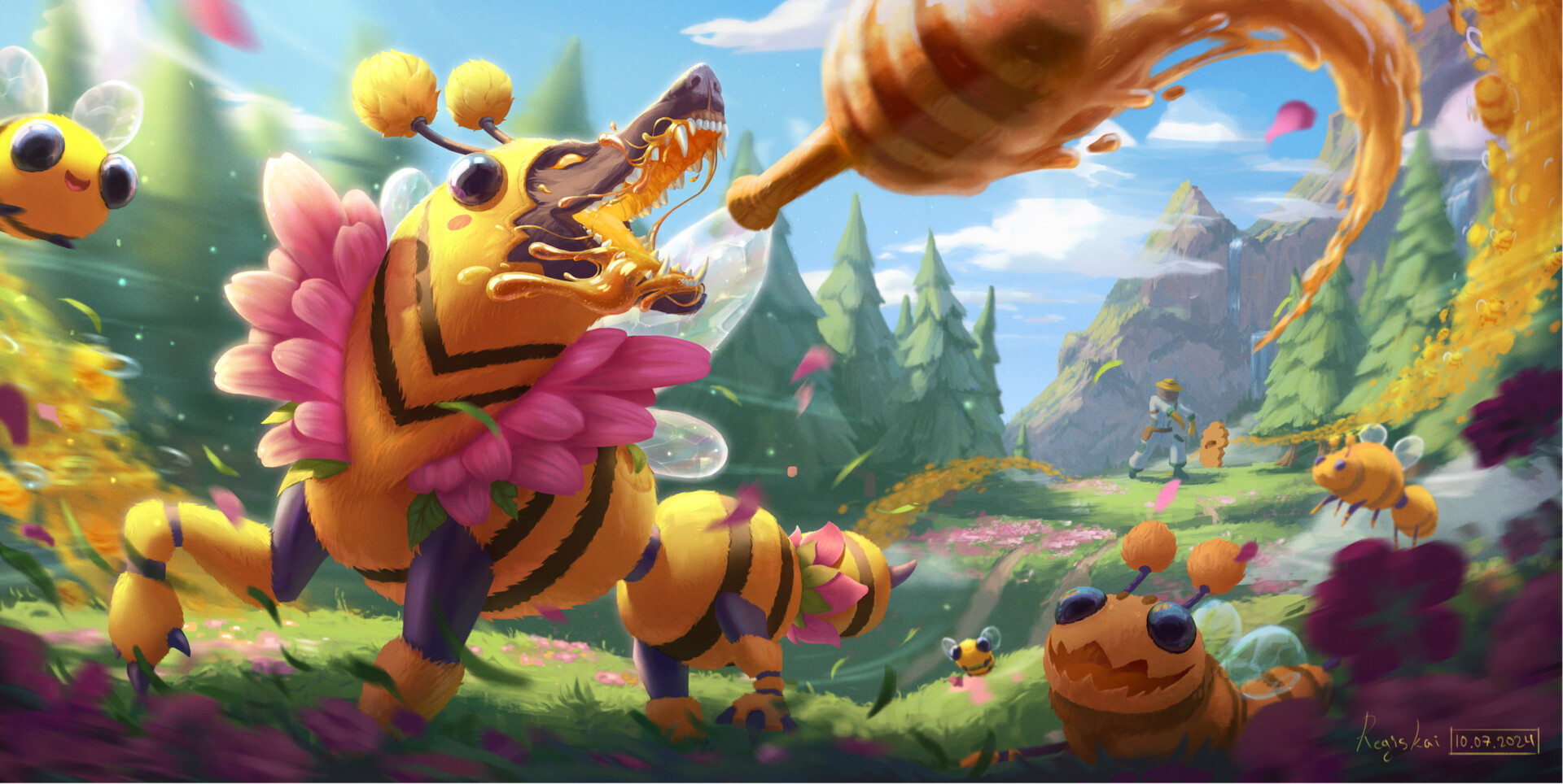 ArtStation - Bee Queen Nafiri Fan Art