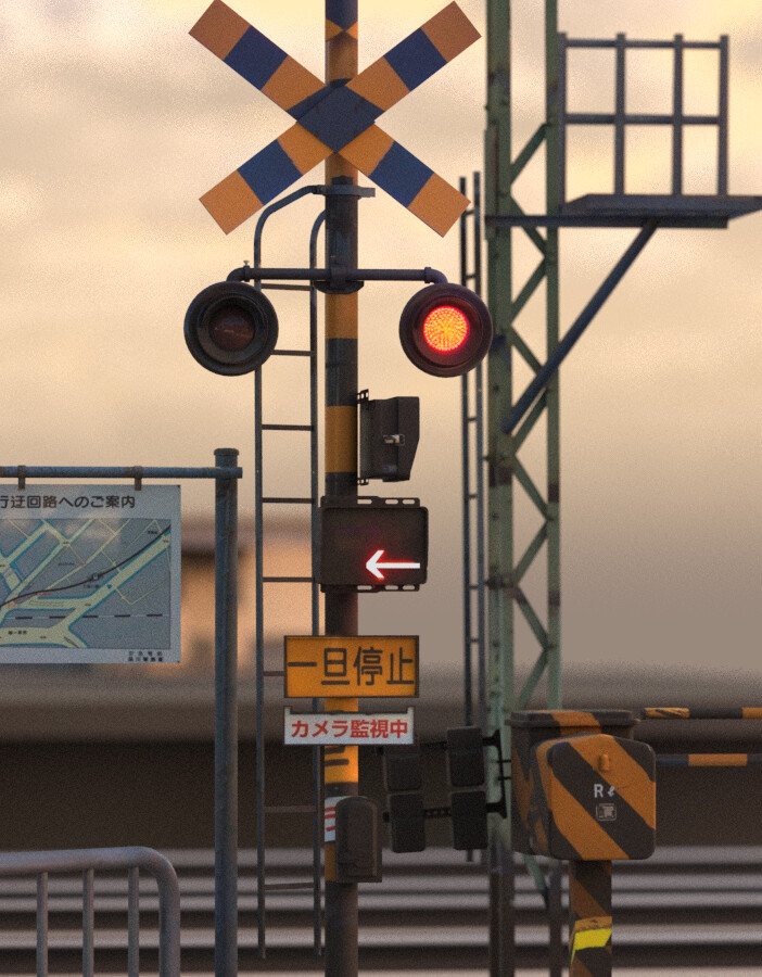 ArtStation - Train sign