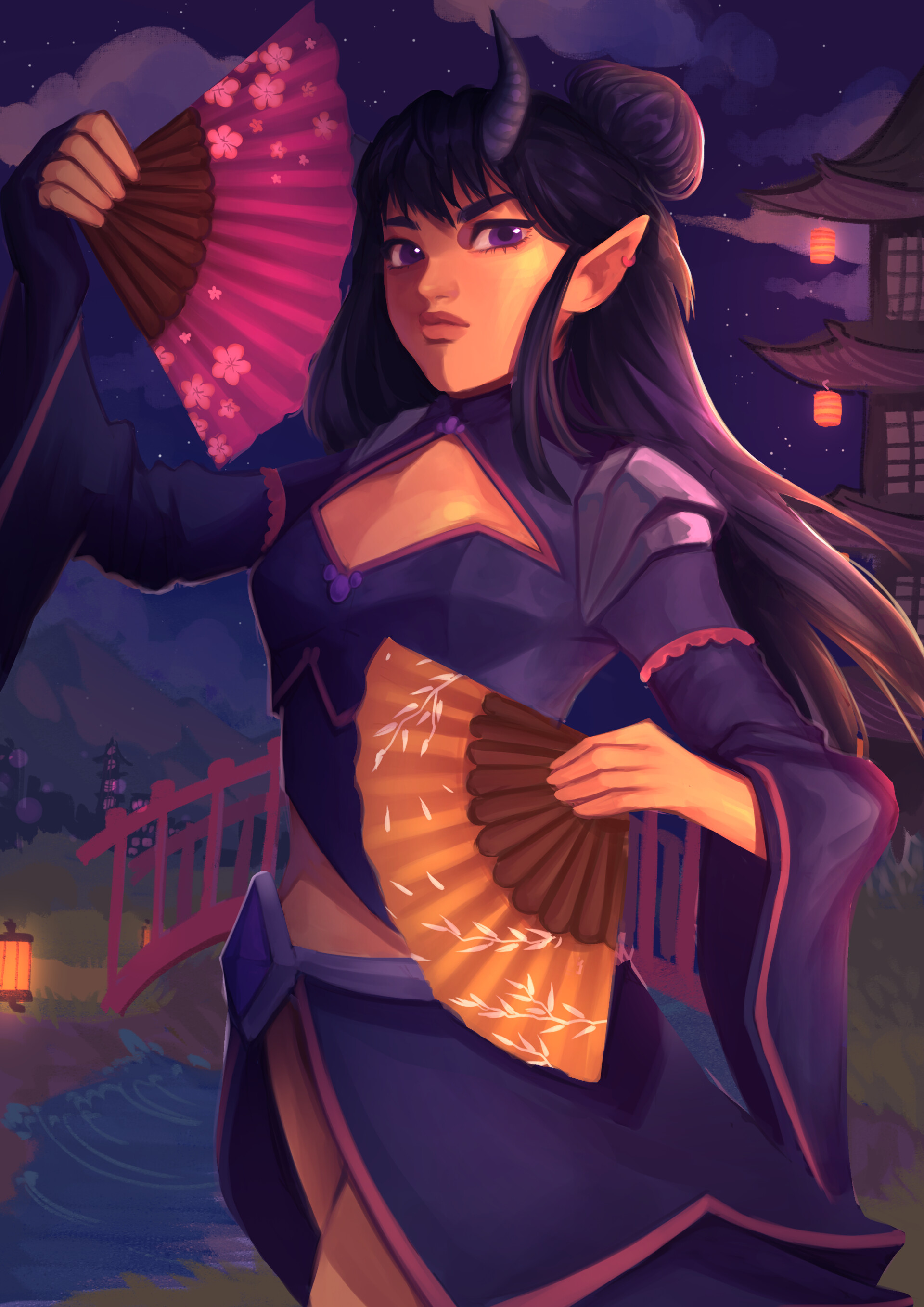 ArtStation - Oni Girl