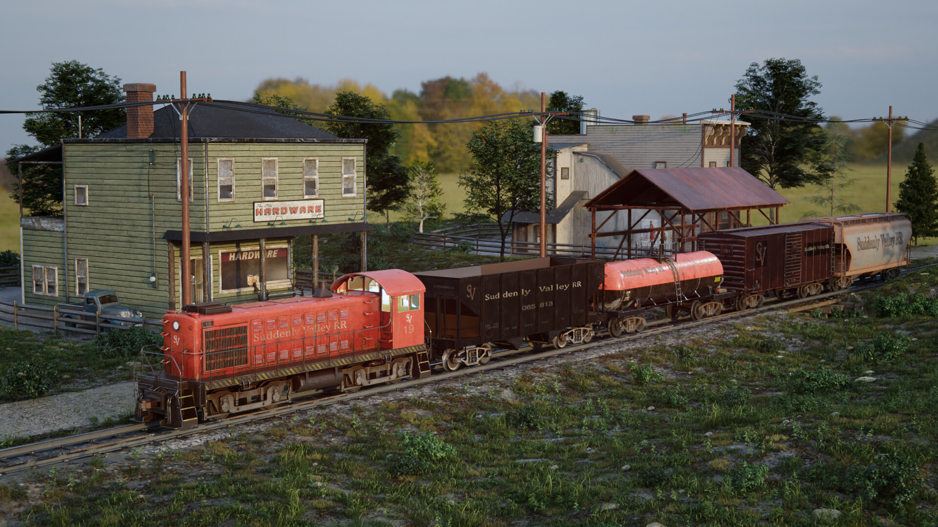 Richard Garber - Railroad Scenes