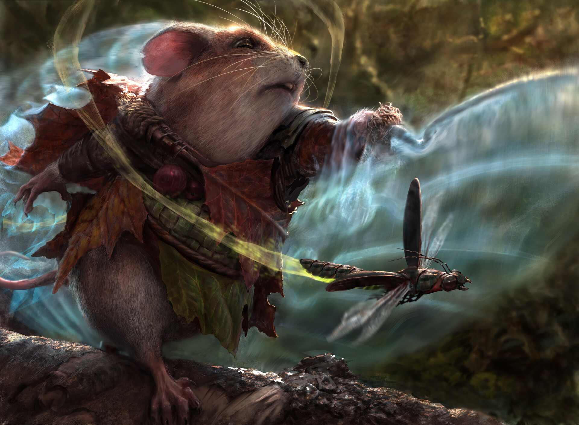 ArtStation - Magic the Gathering: "Veteran Guardmouse"