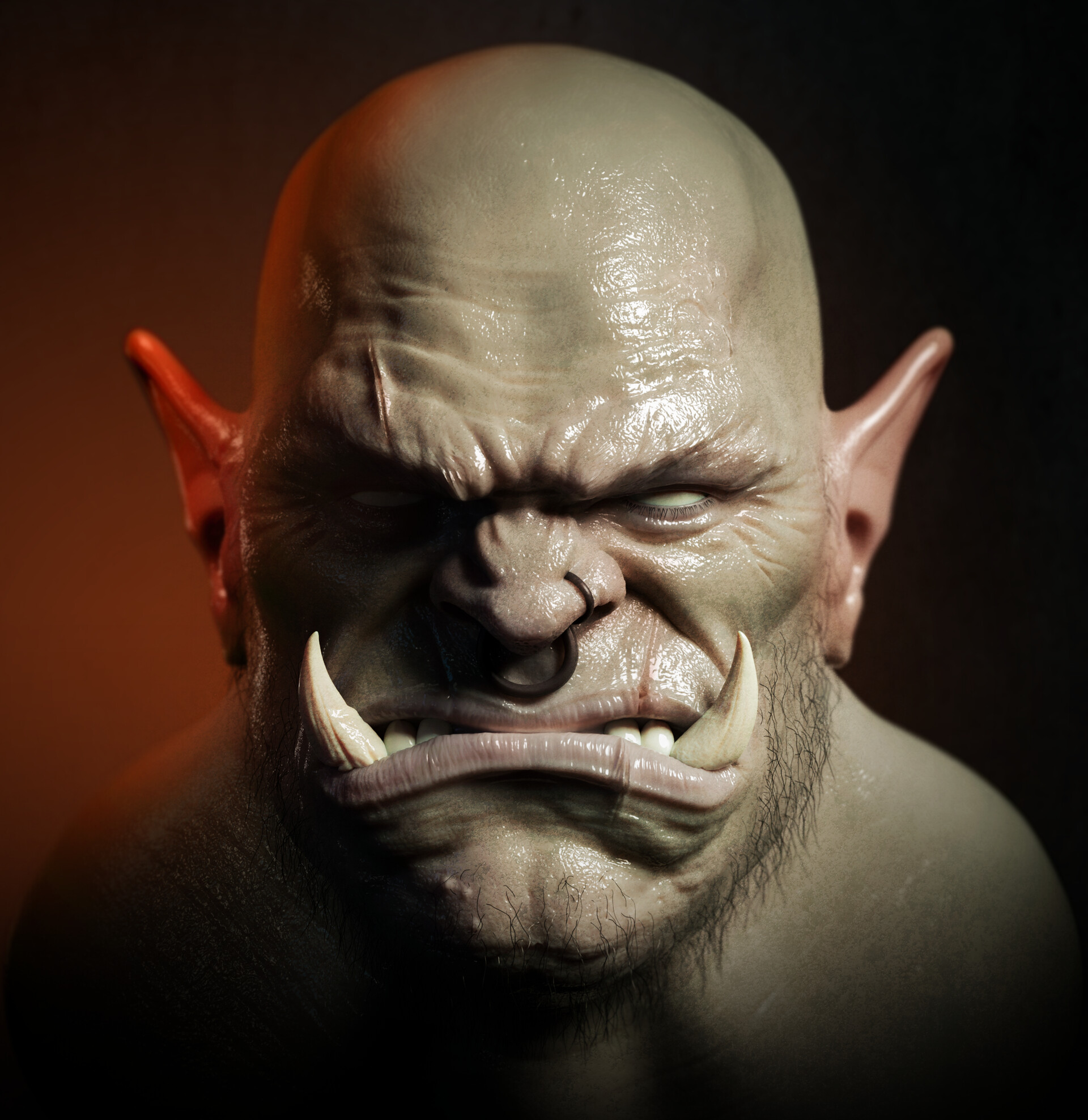 ArtStation - Orc Portrait
