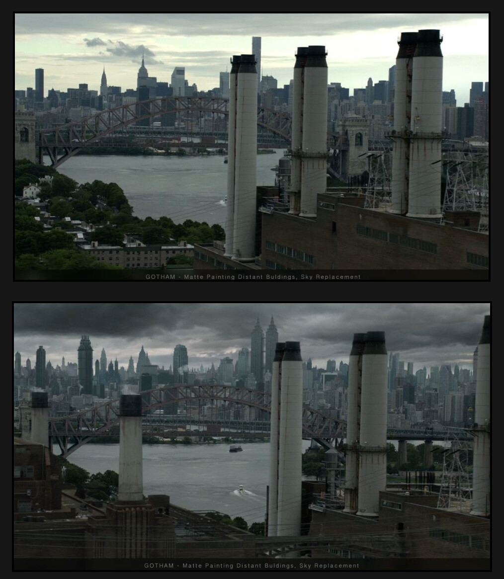 ArtStation - MATTE PAINTING - GOTHAM#02