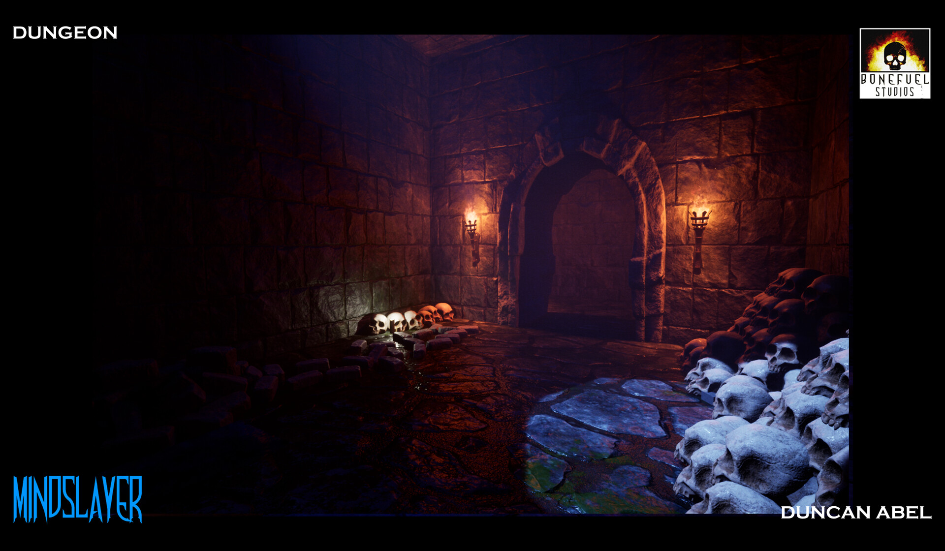 ArtStation - Mindslayer 3D envirnoment - Dungon